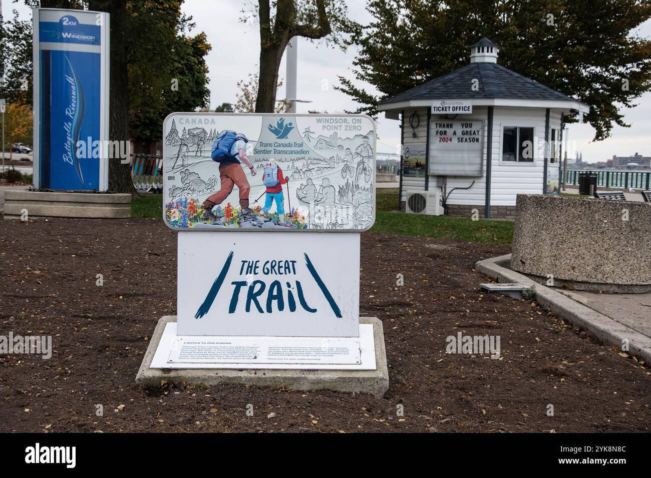 Trans canada trail sign in hi-res stock photography and images - Alamy