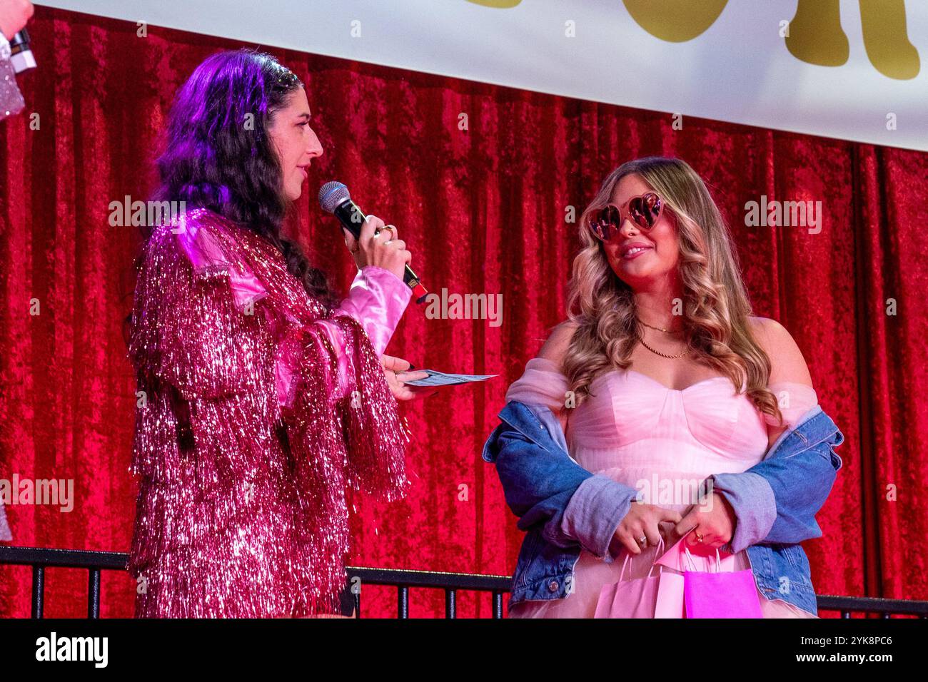 Swifties compete in Best Costume Contest during Taylgate '24 at the ...