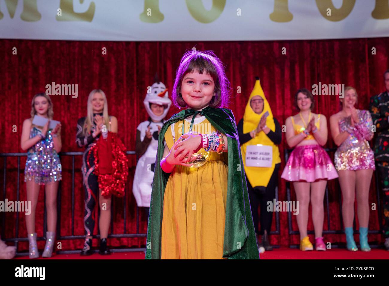 Swifties compete in Best Costume Contest during Taylgate '24 at the ...