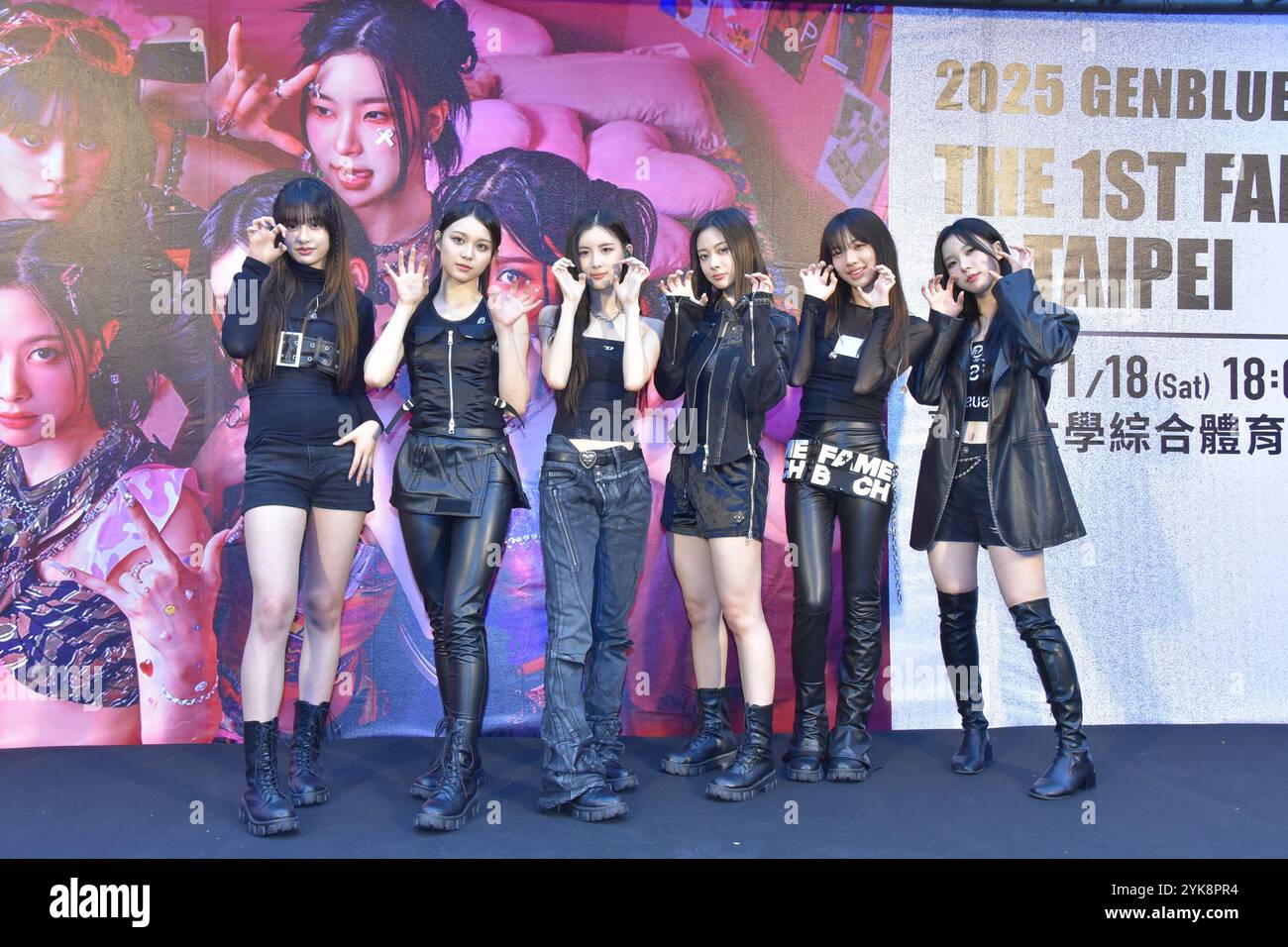 Taipei. 18th Nov, 2024. TAIPEI, CHINA - NOVEMBER 17, 2024 - Female ...