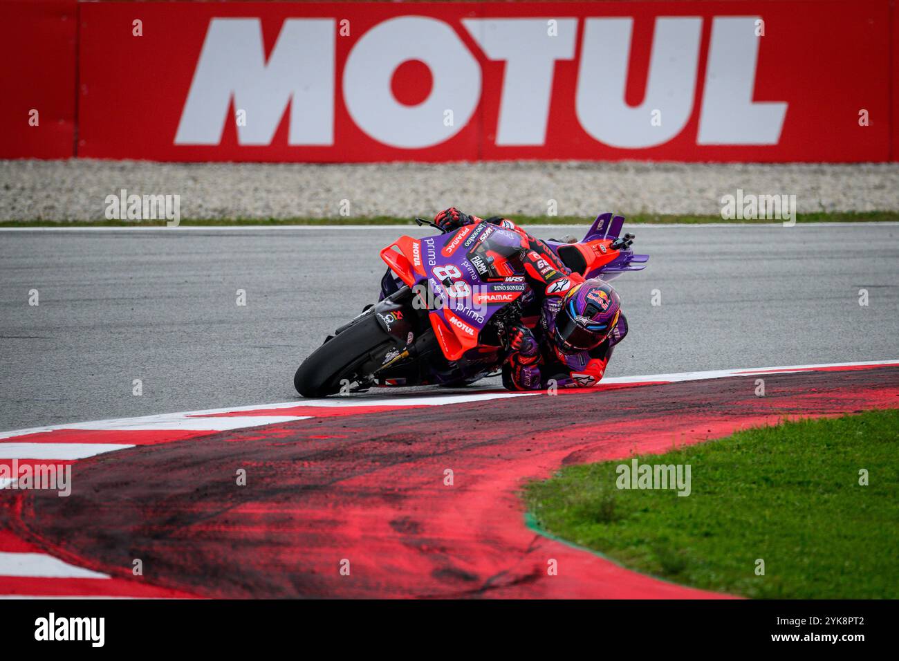 Ducati Pramac Racing's Spanish rider Jorge Martin in action as he wins ...