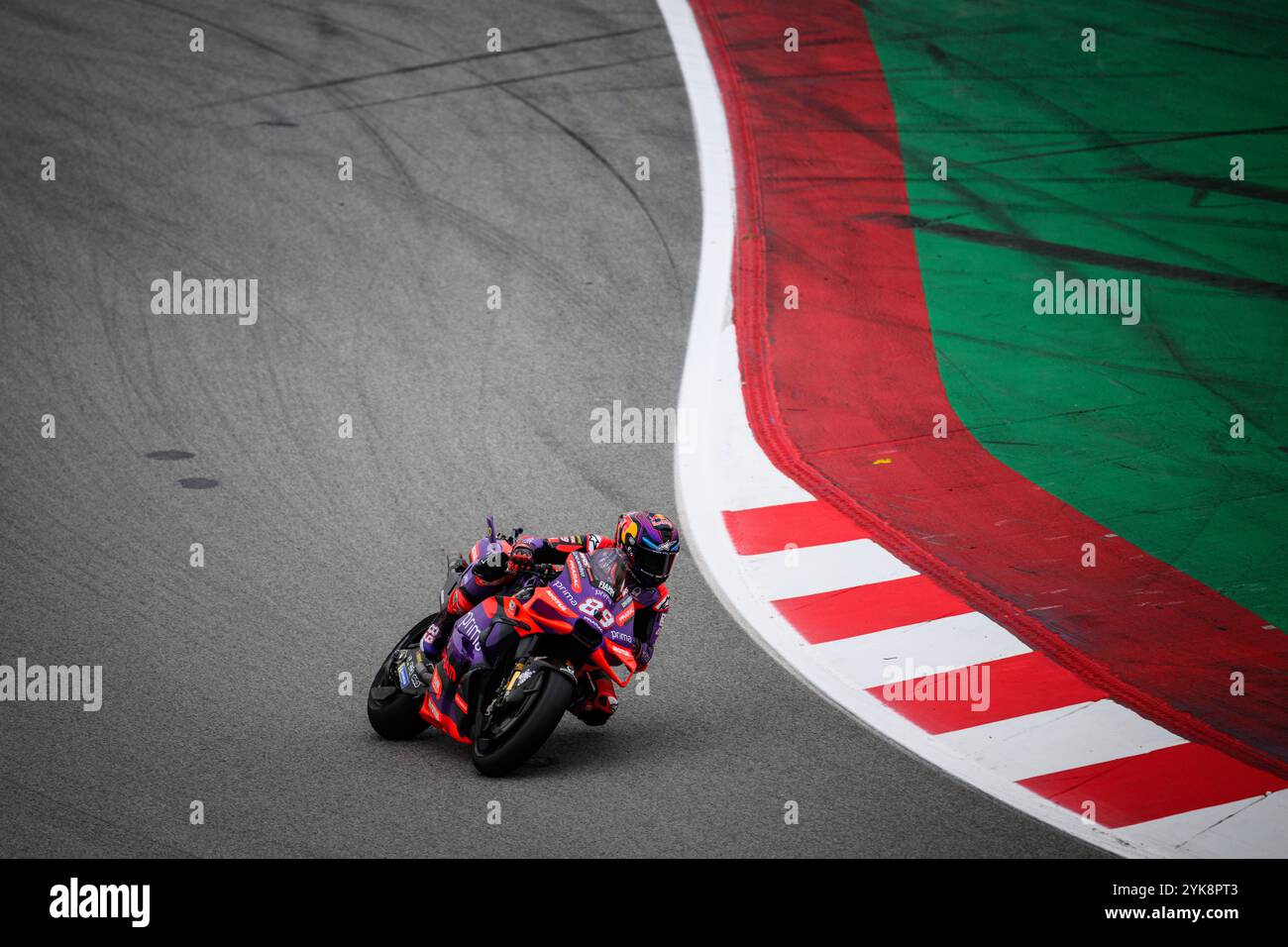 Ducati Pramac Racing's Spanish rider Jorge Martin in action as he wins ...