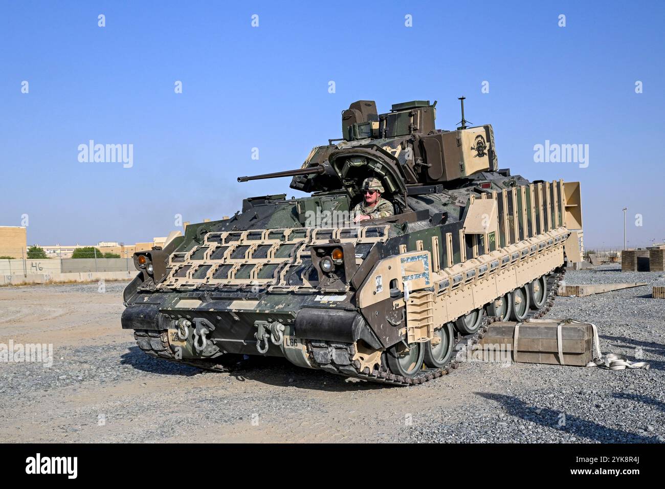 A U.S. Army Soldier assigned to the 2nd Squadron, 278th Armored Cavalry ...