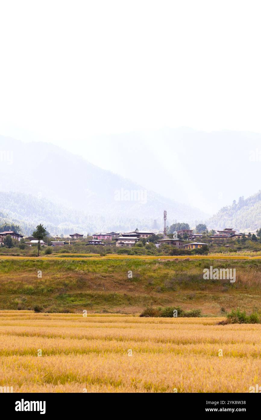 Rural village of bhutan hi-res stock photography and images - Alamy