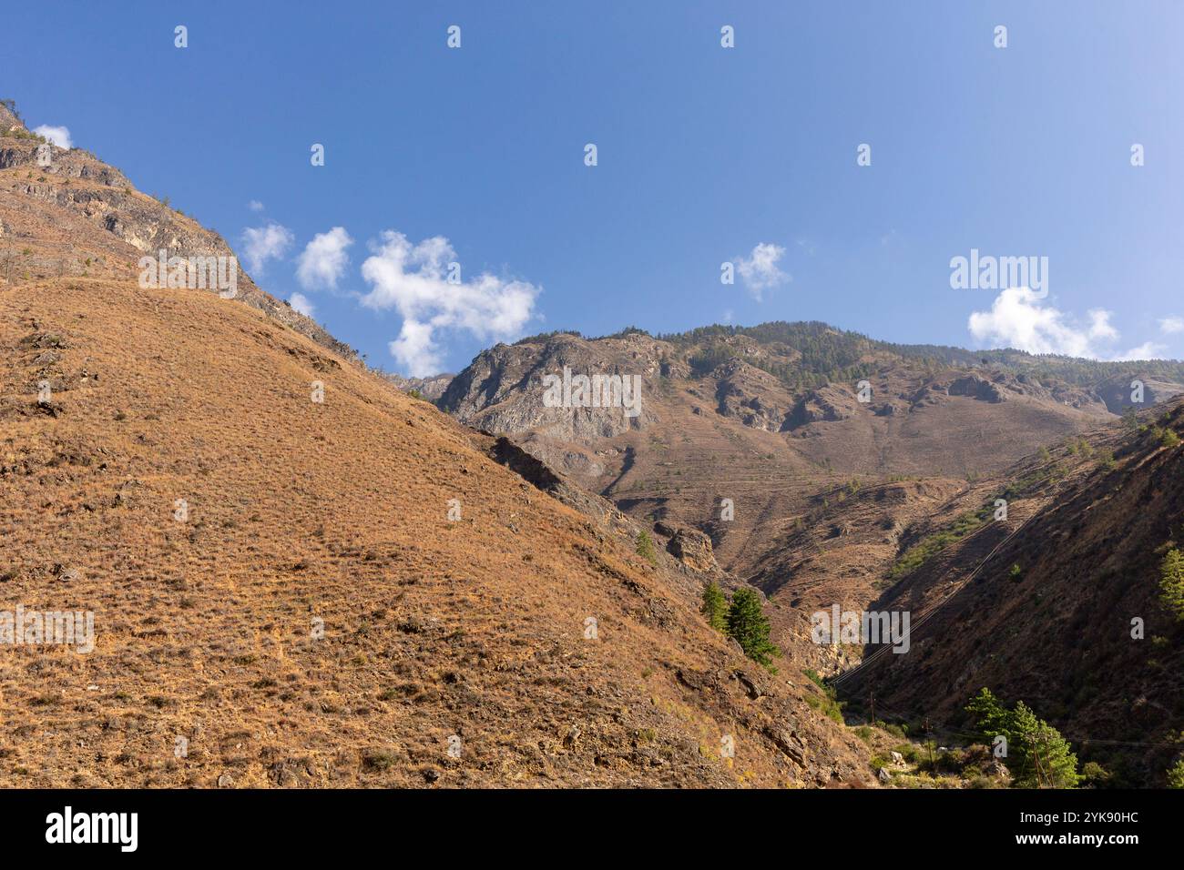 Scenic view along the Paro-Thimphu highway, Bhutan Stock Photo - Alamy