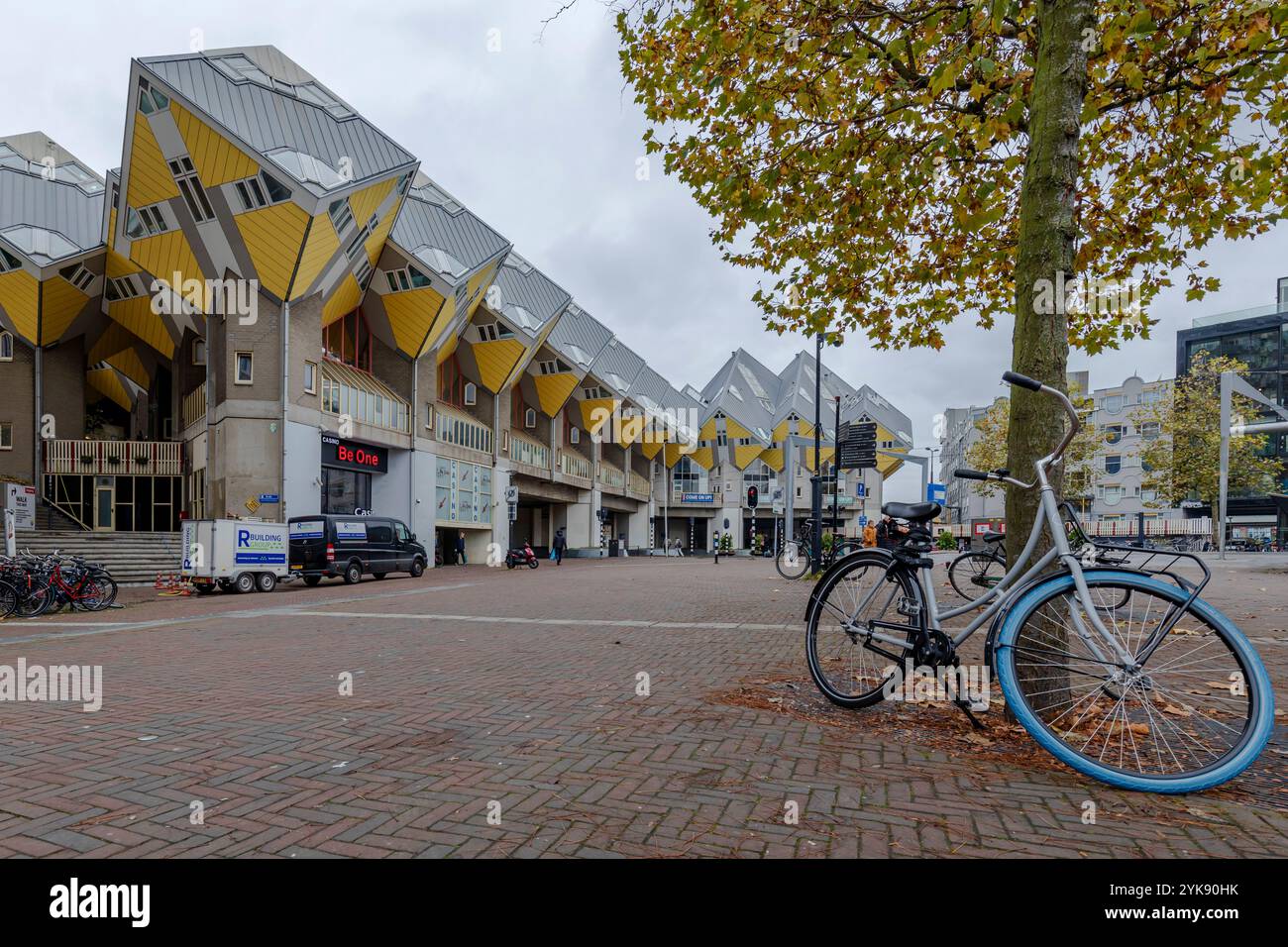 Rotterdam, Netherlands - 11-15-2024: Rotterdam Cube houses designed by ...