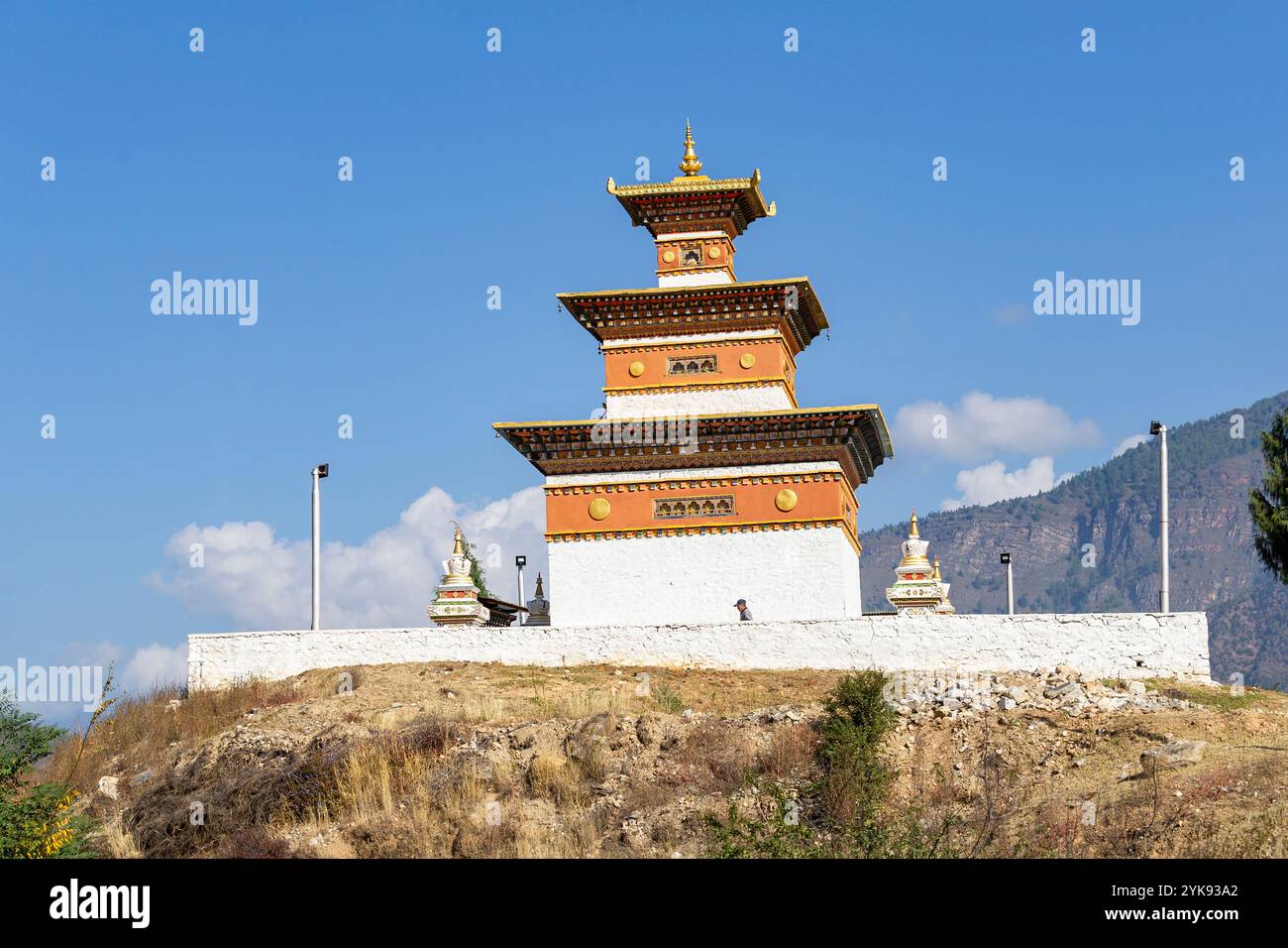 A shrine along the Paro-Thimphu highway, Bhutan Stock Photo - Alamy