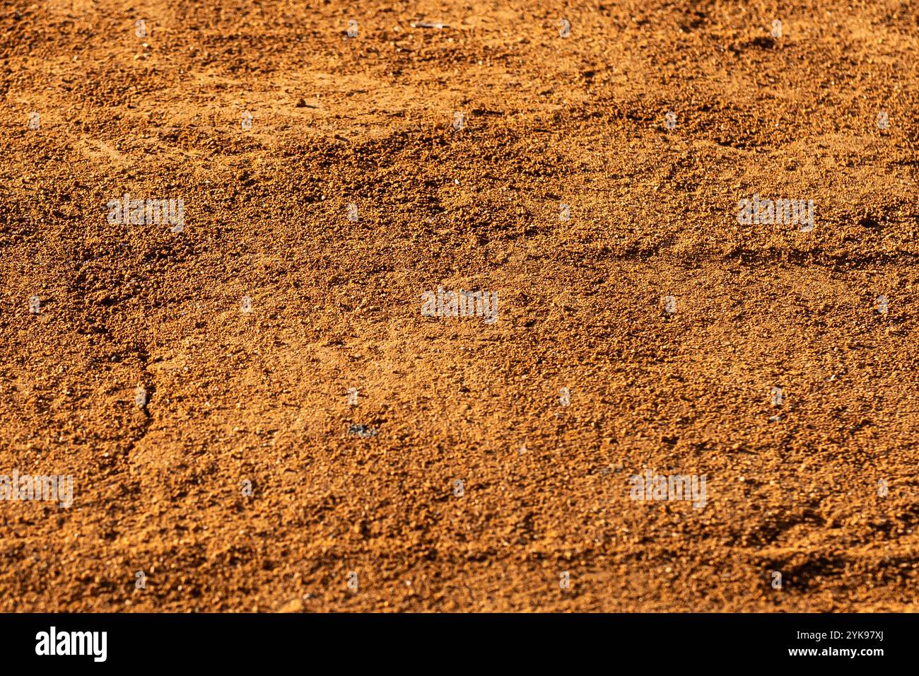 Construction photos of new baseball, softball, sports field red clay ...