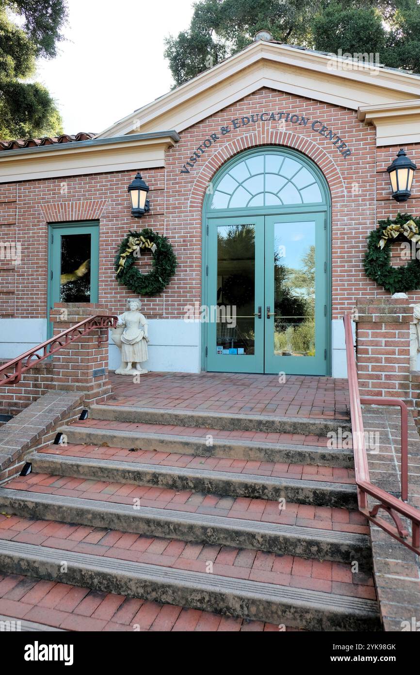 Visitor and Education Center at the Filoli estate and gardens, in ...