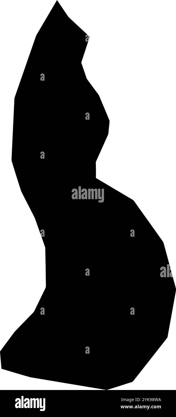 A contour map of Liechtenstein. Vector graphic illustration on a ...