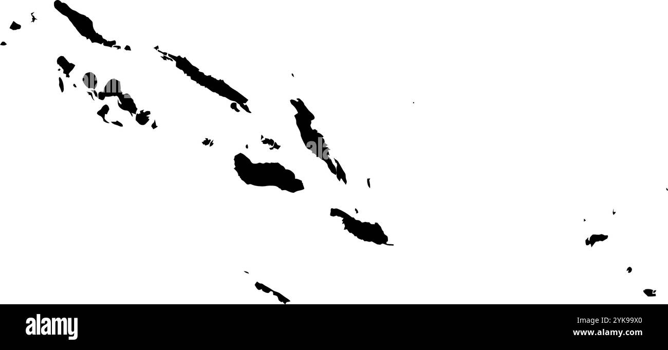 Map of solomon islands hi-res stock photography and images - Alamy