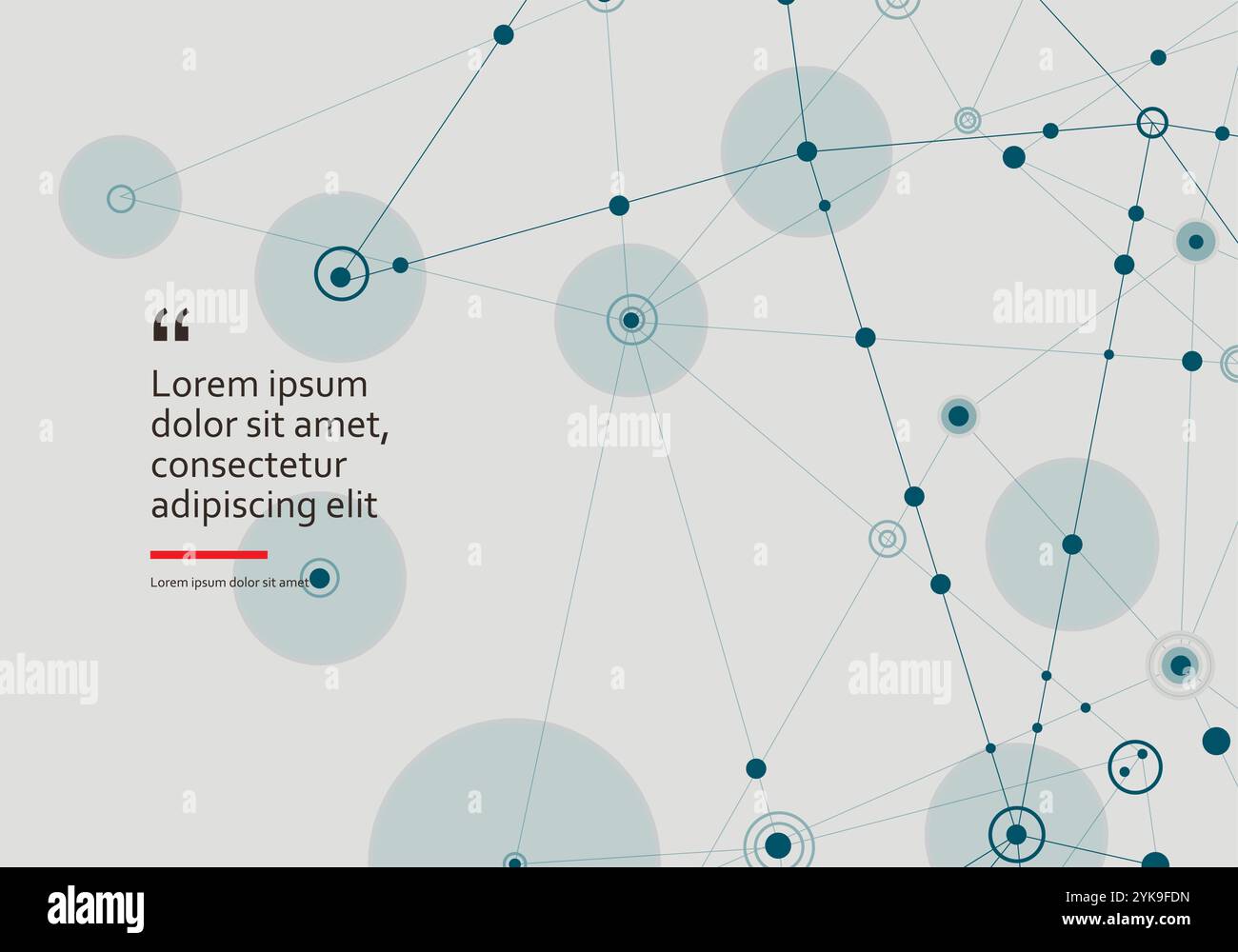 Abstract connection lines and dots. Business success concept. Internet technology. Vector ...