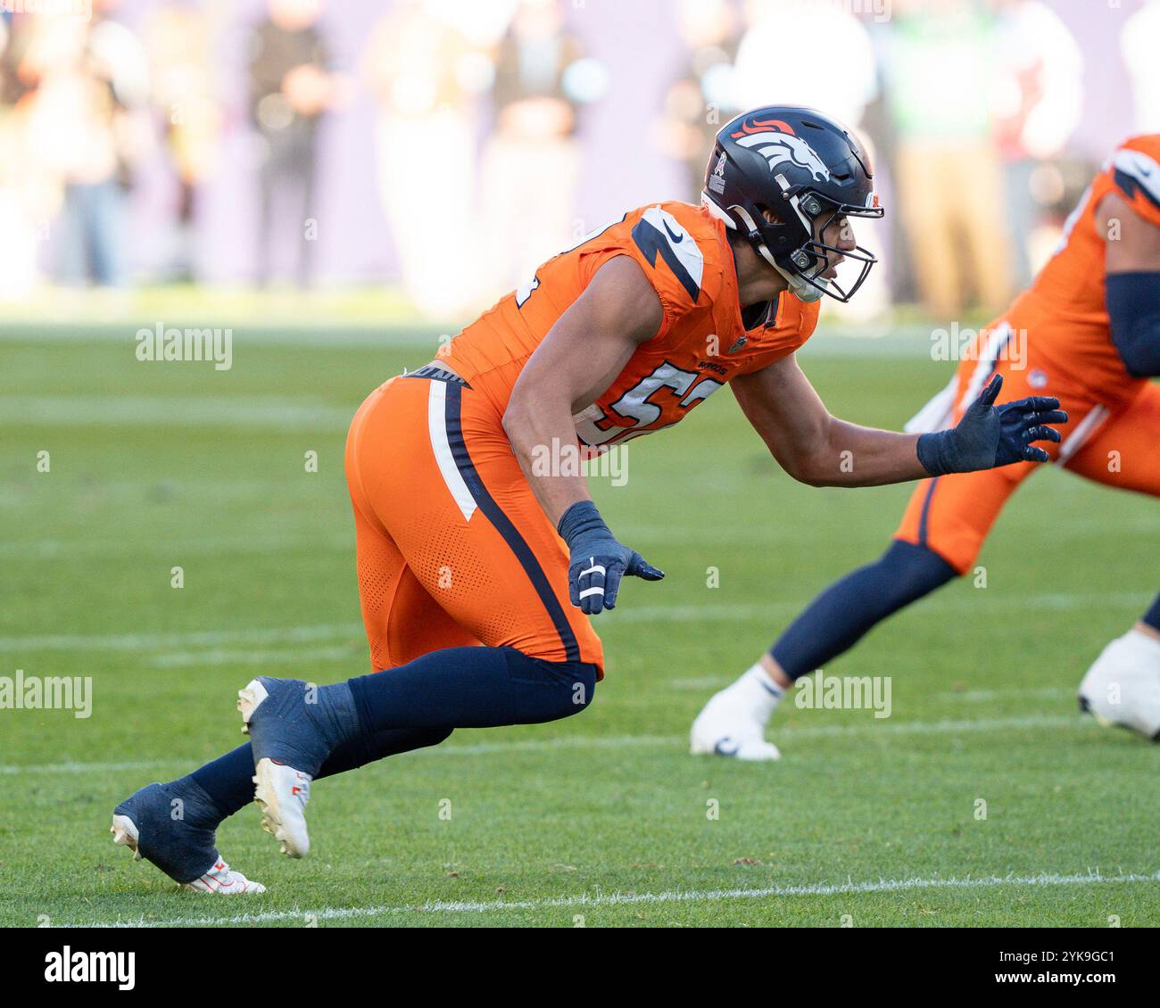 Jonah elliss broncos hi-res stock photography and images - Alamy