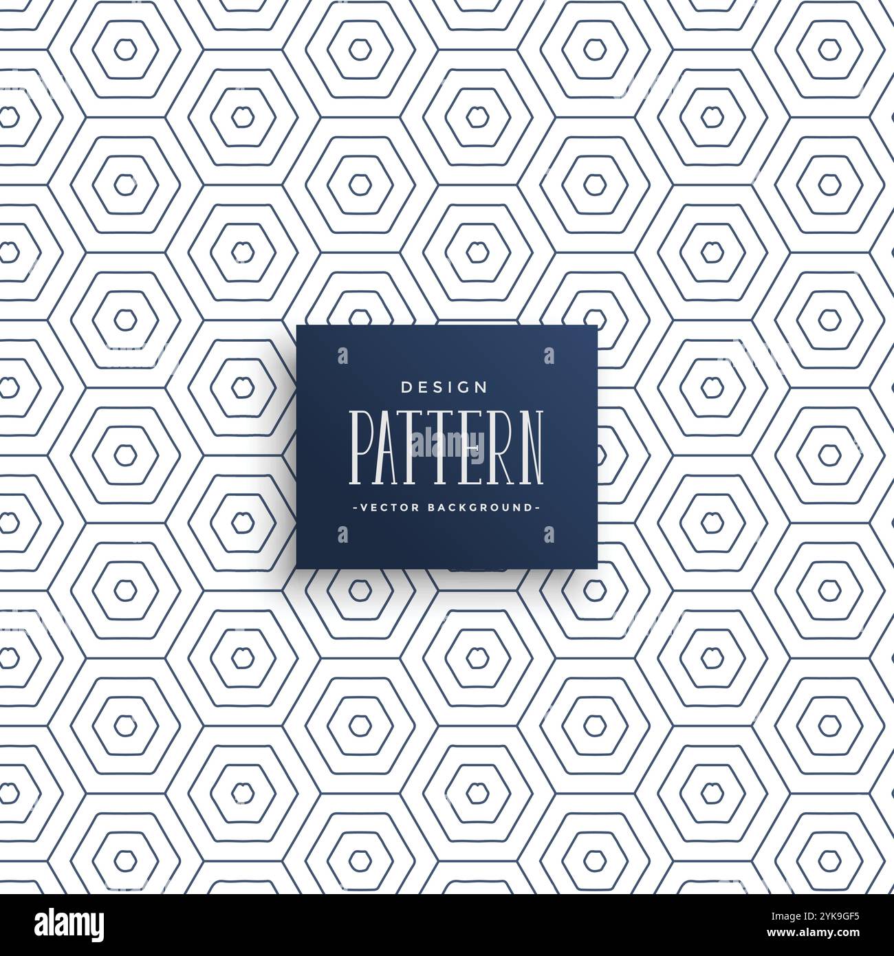 subtle hexagonal line pattern background Stock Vector Image & Art - Alamy