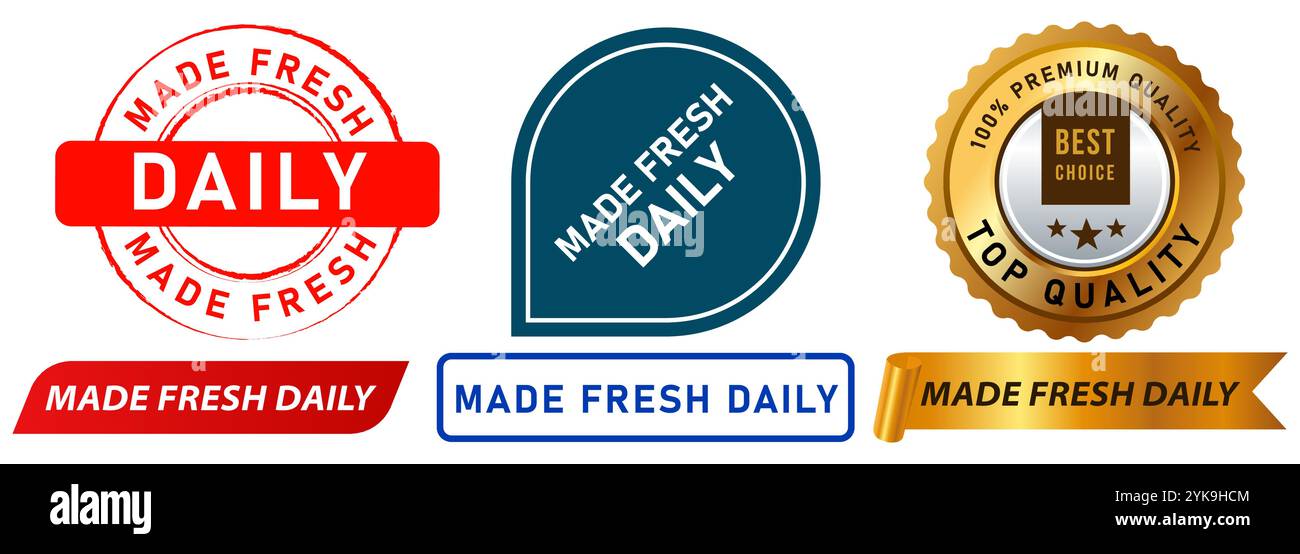 Made fresh daily food product healthy everyday produce new pure ...