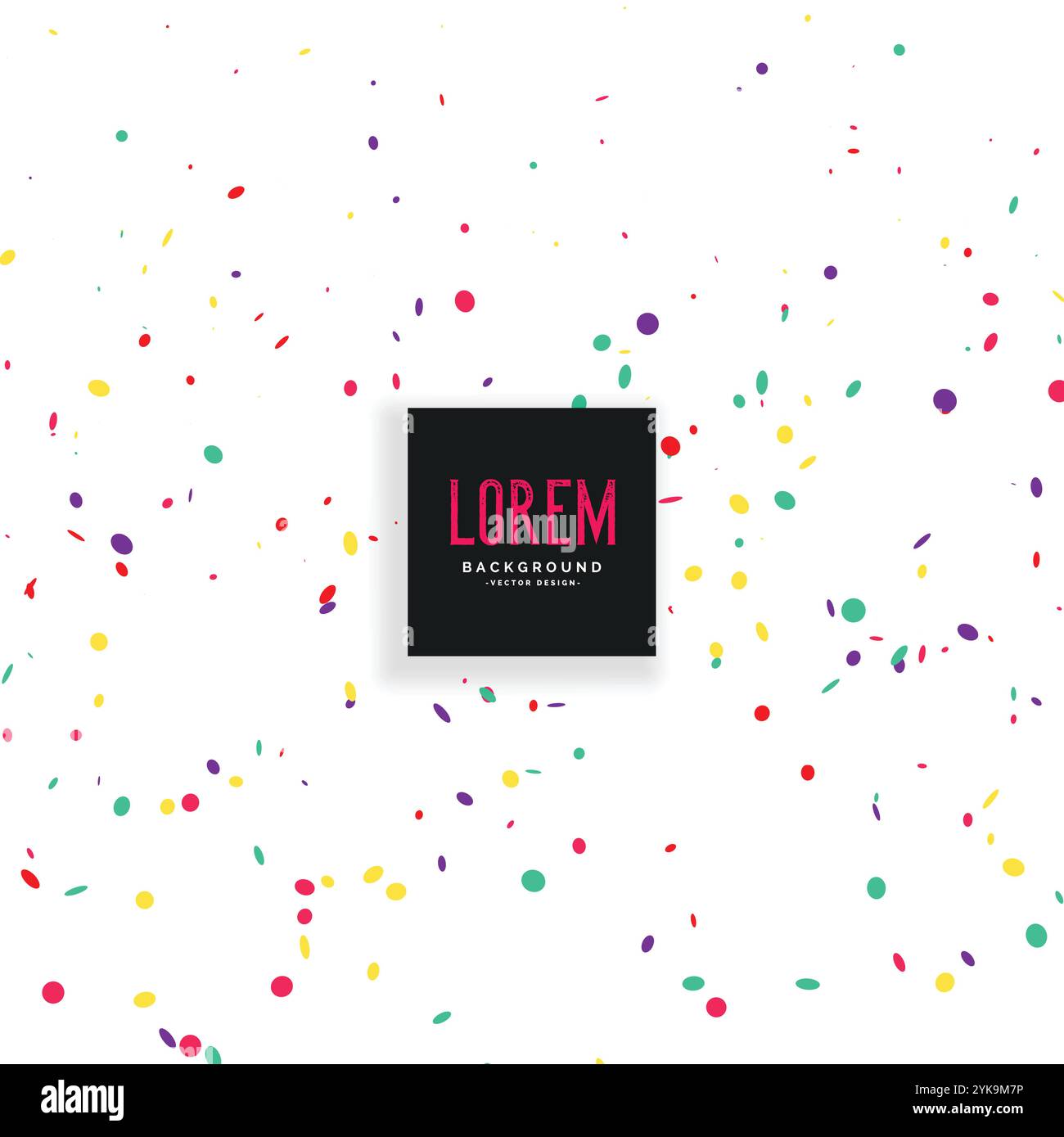 abstract colorful confetti pattern background vector design Stock ...