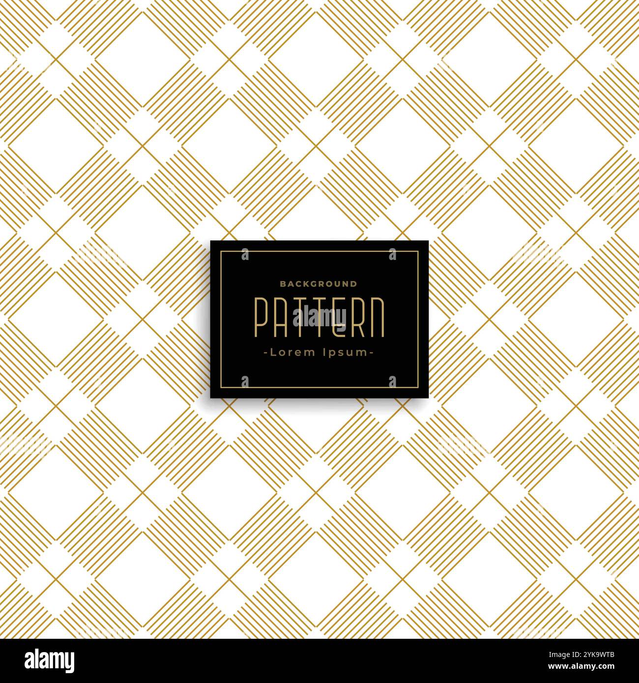 Golden lines pattern Stock Vector Images - Alamy