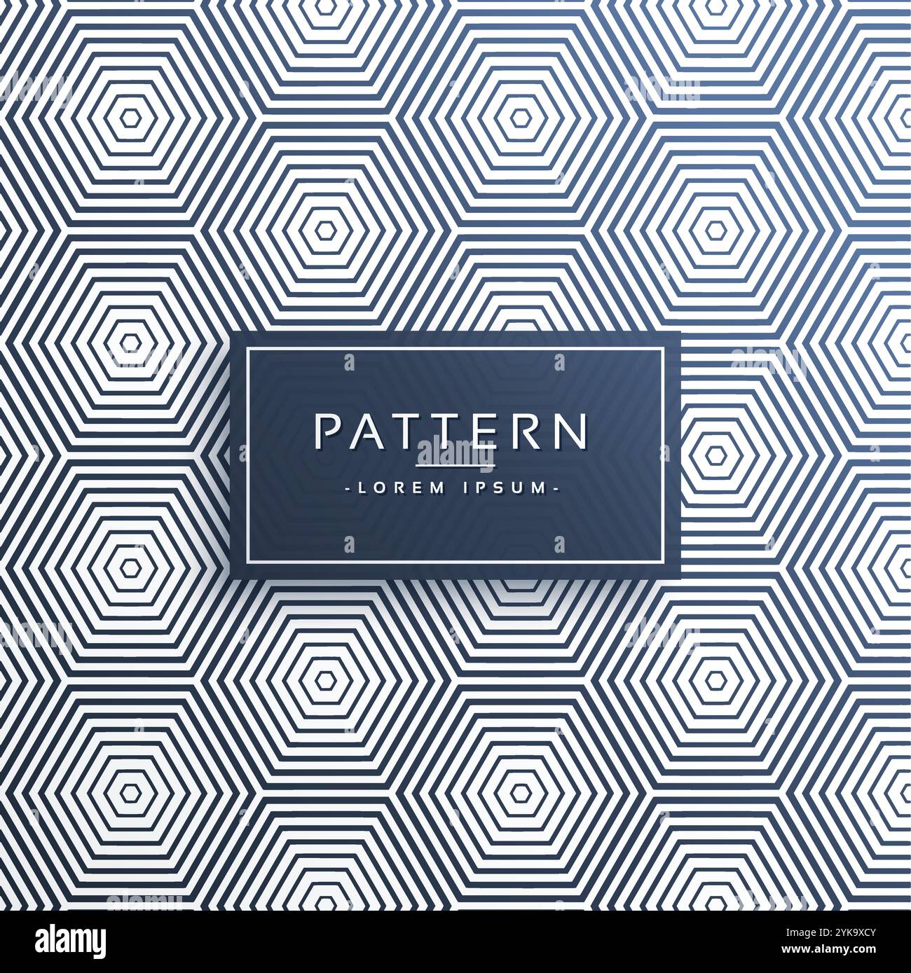 stylish hexagonal line pattern background Stock Vector Image & Art - Alamy