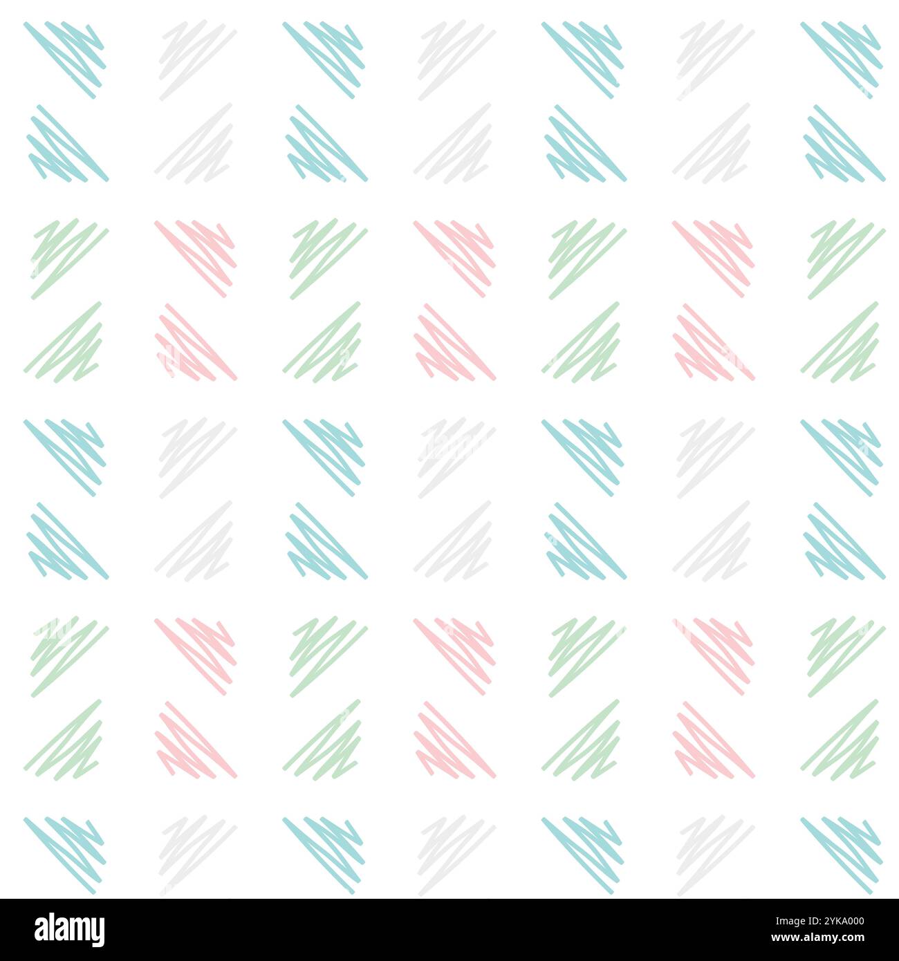 soft hand drawn triangle pattern background in sketch style Stock ...
