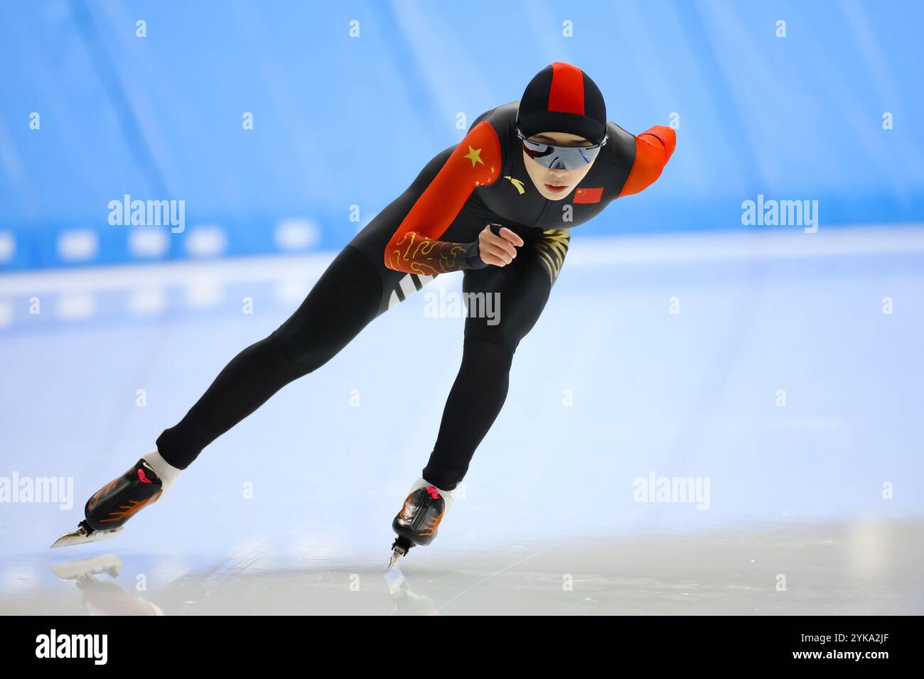 Aomori, Japan. 15th Nov, 2024. Ahenaer Adake (CHN) Speed Skating : 2025 ...