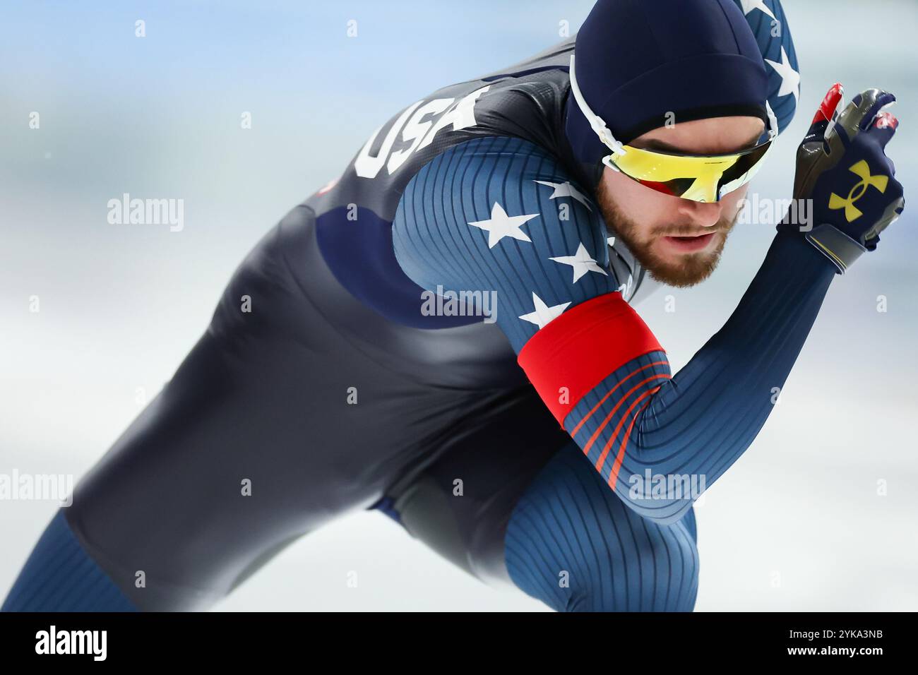 Aomori, Japan. 16th Nov, 2024. Zach Stoppelmoor (USA) Speed Skating ...