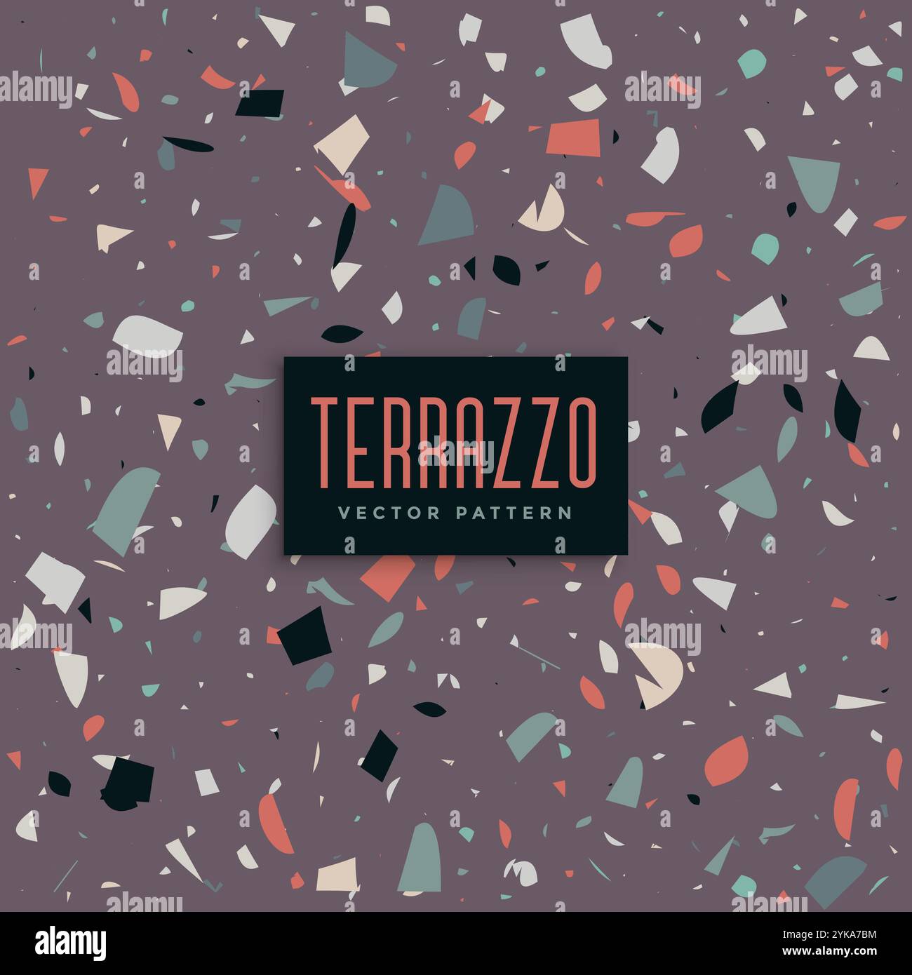 purple abstract terazzo pattern background Stock Vector Image & Art - Alamy