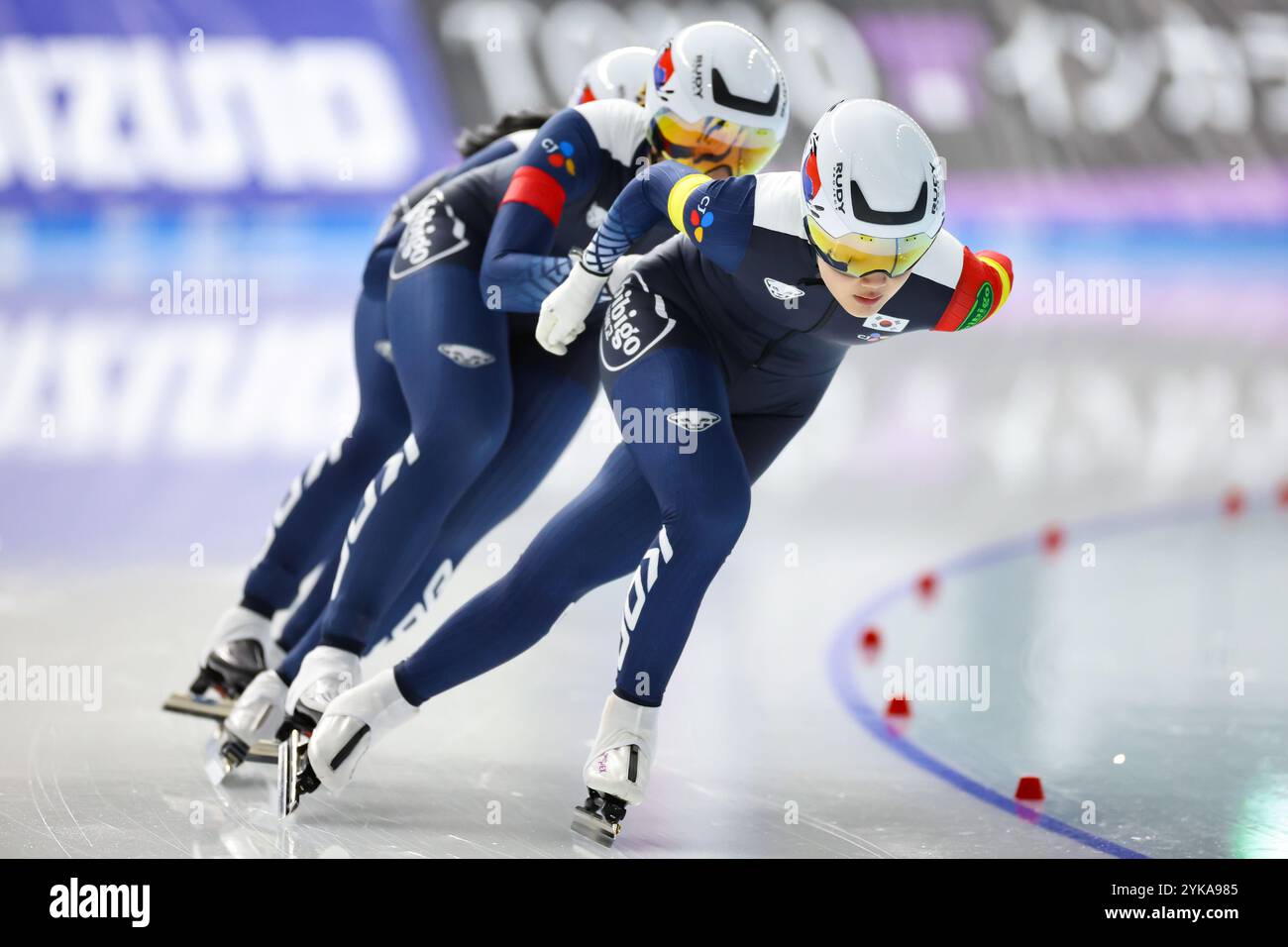 Aomori, Japan. 17th Nov, 2024. Republic of Korea team group Speed ...