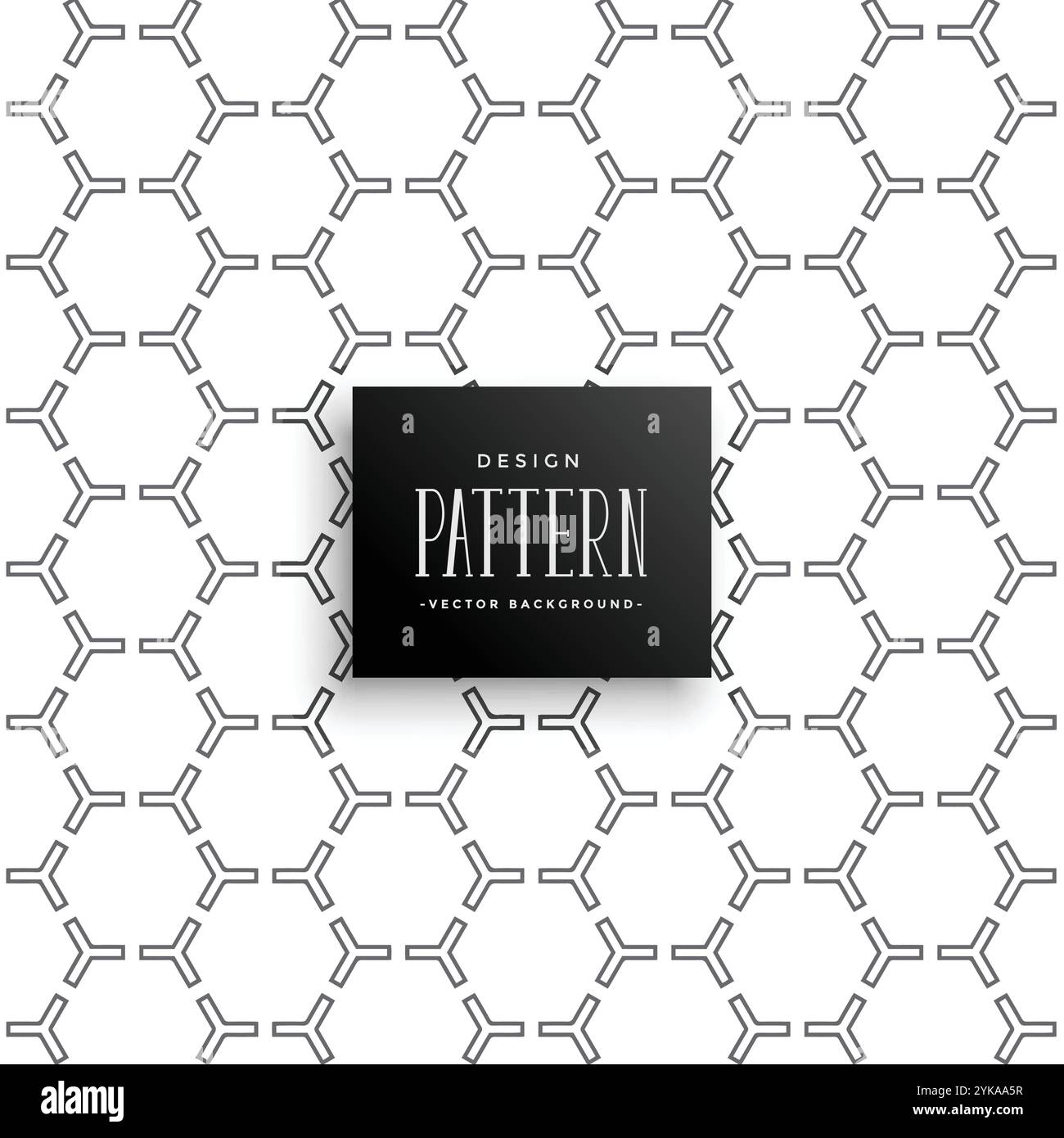 Hexagonal pattern vectors Cut Out Stock Images & Pictures - Alamy