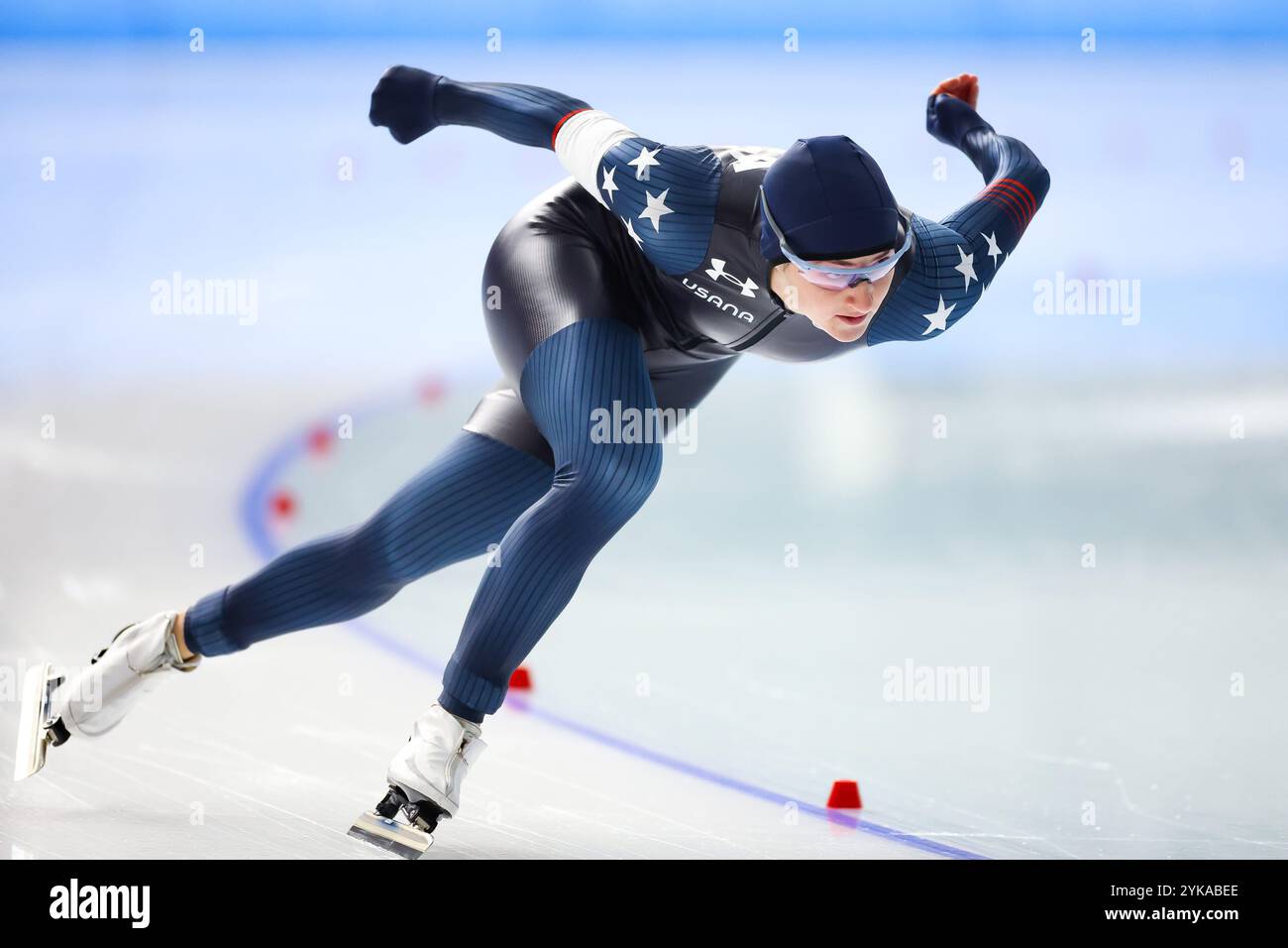 Aomori, Japan. 17th Nov, 2024. Kimi Goetz (USA) Speed Skating : 2025 ...