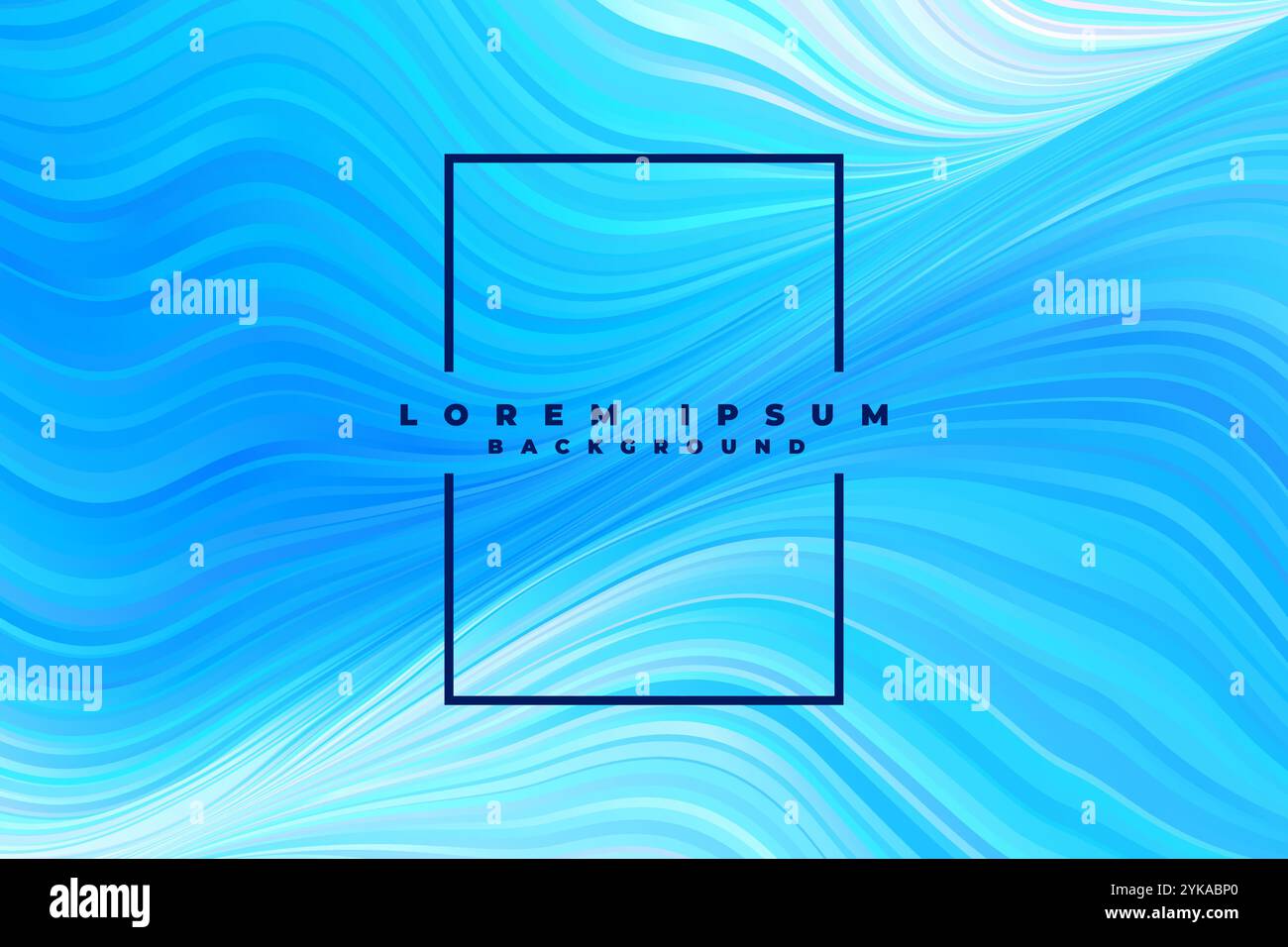 abstract blue wavy lines pattern background Stock Vector Image & Art - Alamy