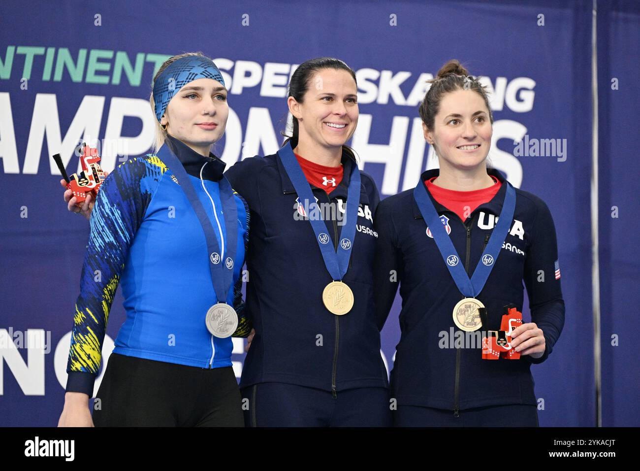 Aomori, Japan. Credit: MATSUO. 17th Nov, 2024. (L-R) Nadezhda Morozova ...