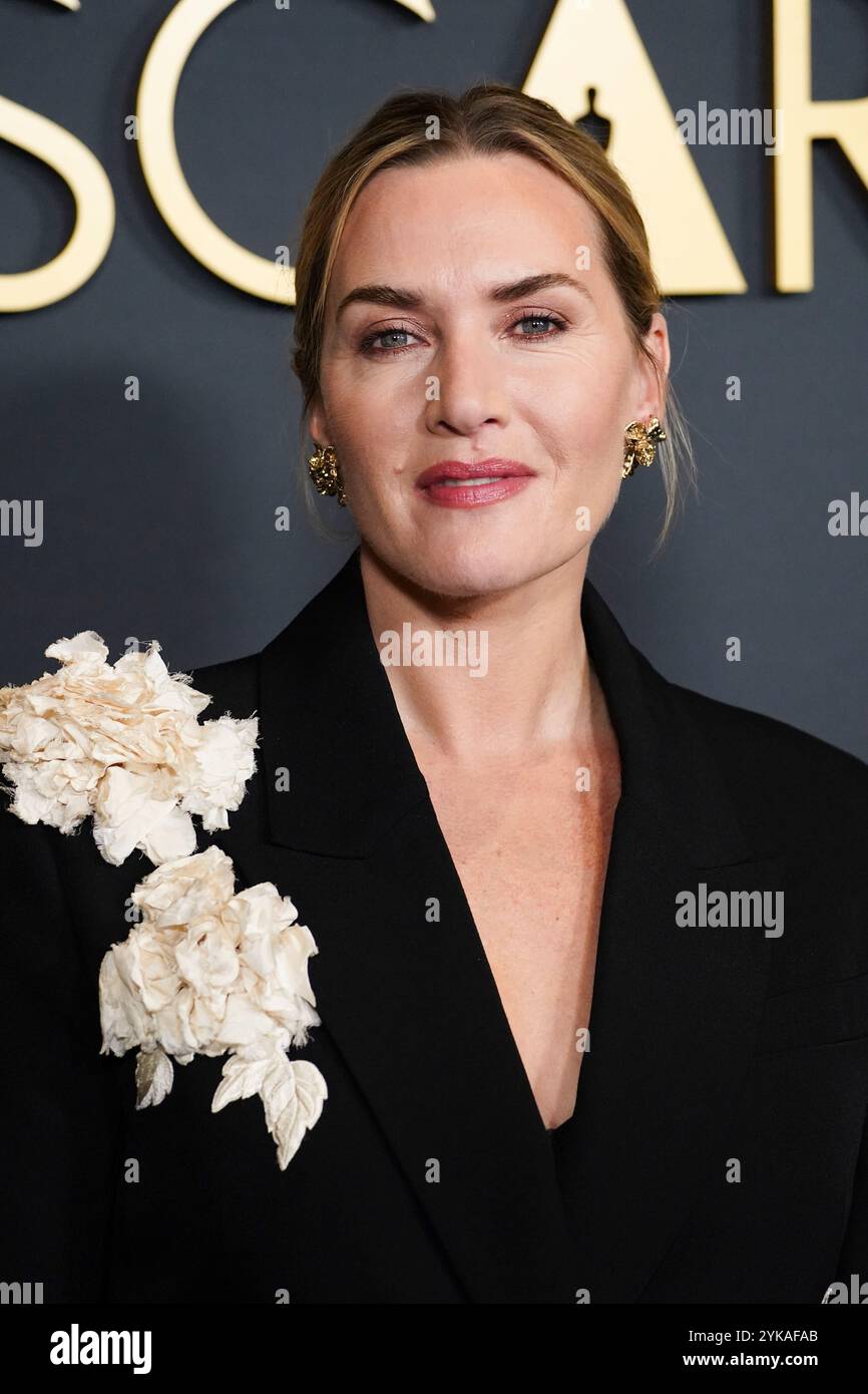 Kate Winslet arrives at the 15th Governors Awards on Sunday, Nov. 17, 2024, at The Ray Dolby ...
