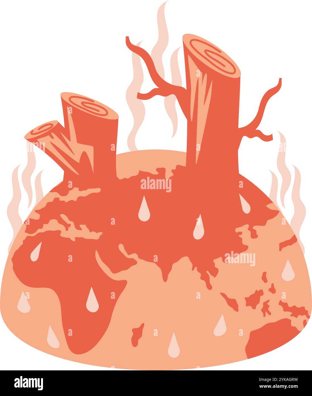 Rainforest deforestation Cut Out Stock Images & Pictures - Alamy