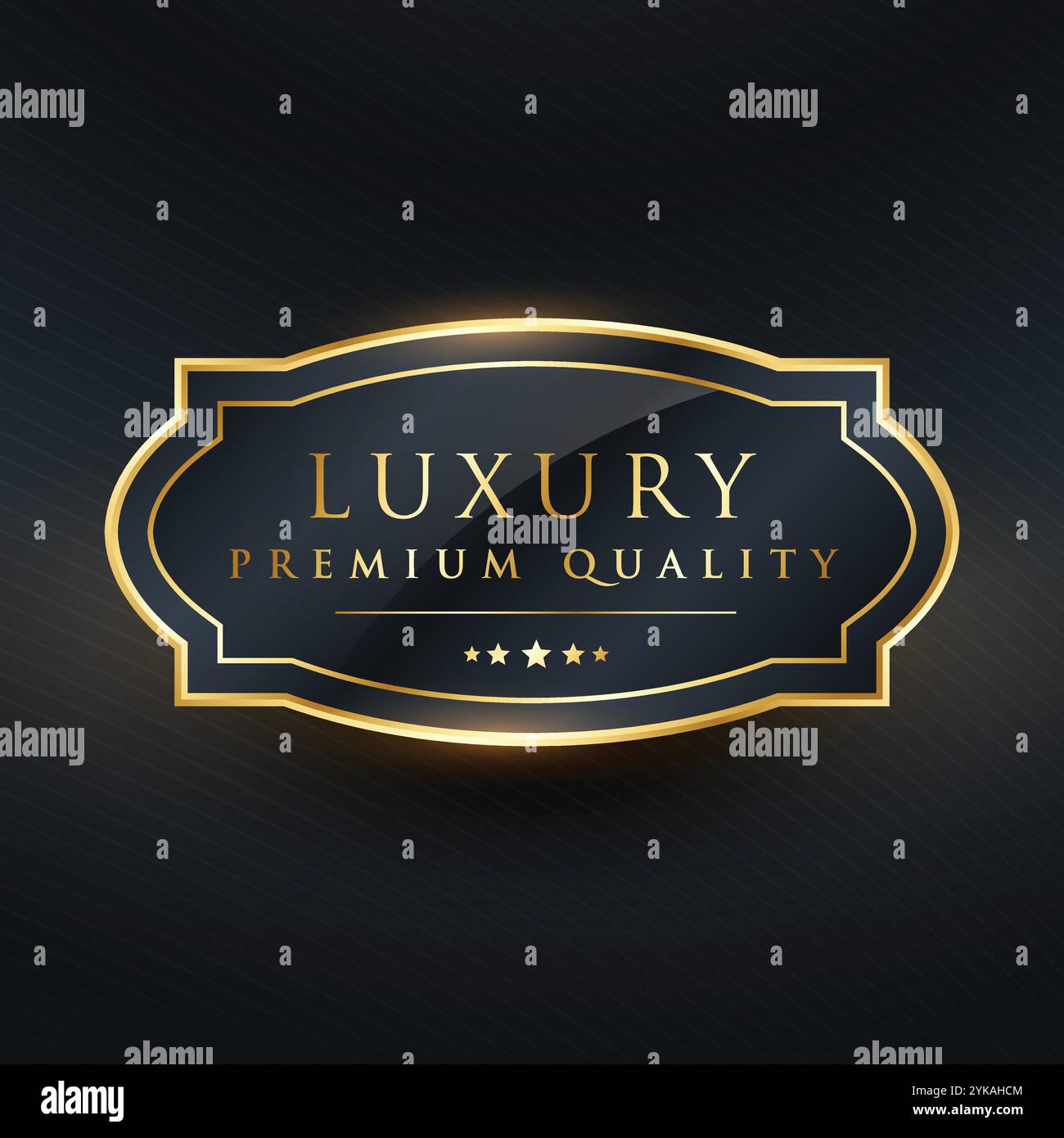 luxury premium quality vector label design Stock Vector Image & Art - Alamy
