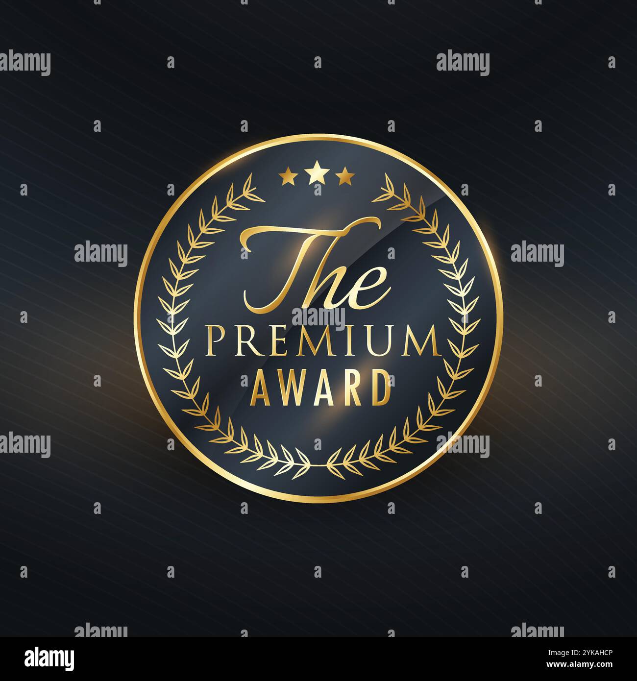 premium award golden label vector design Stock Vector Image & Art - Alamy
