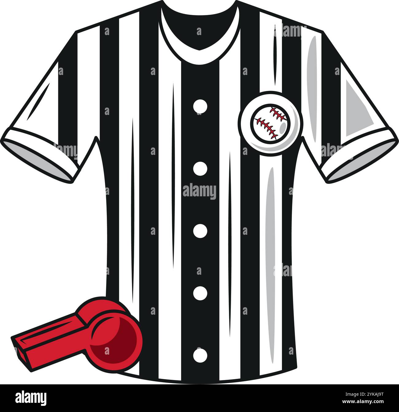 baseball referee jersey Stock Vector Image & Art - Alamy