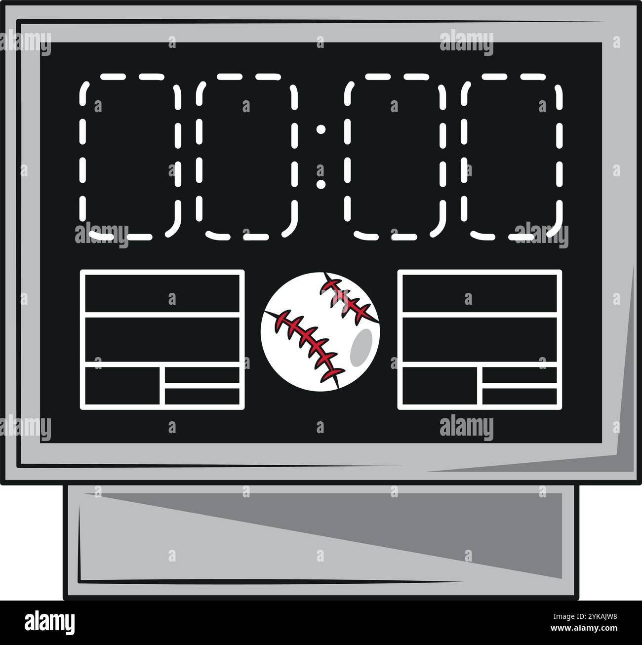baseball championship score board Stock Vector Image & Art - Alamy