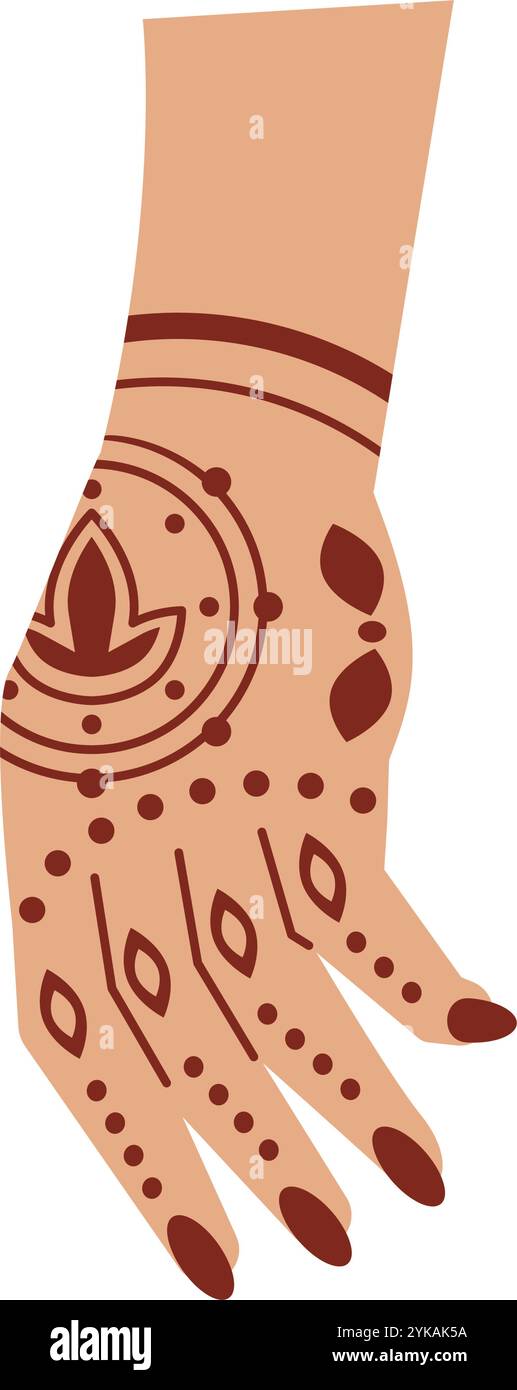 Mehndi ceremony Stock Vector Images - Alamy
