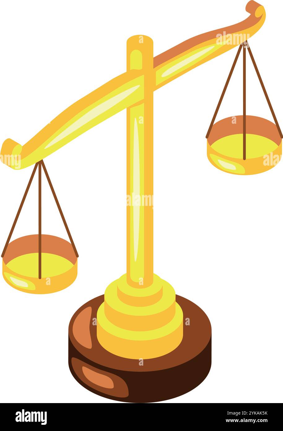 justice balance scale isometric Stock Vector Image & Art - Alamy