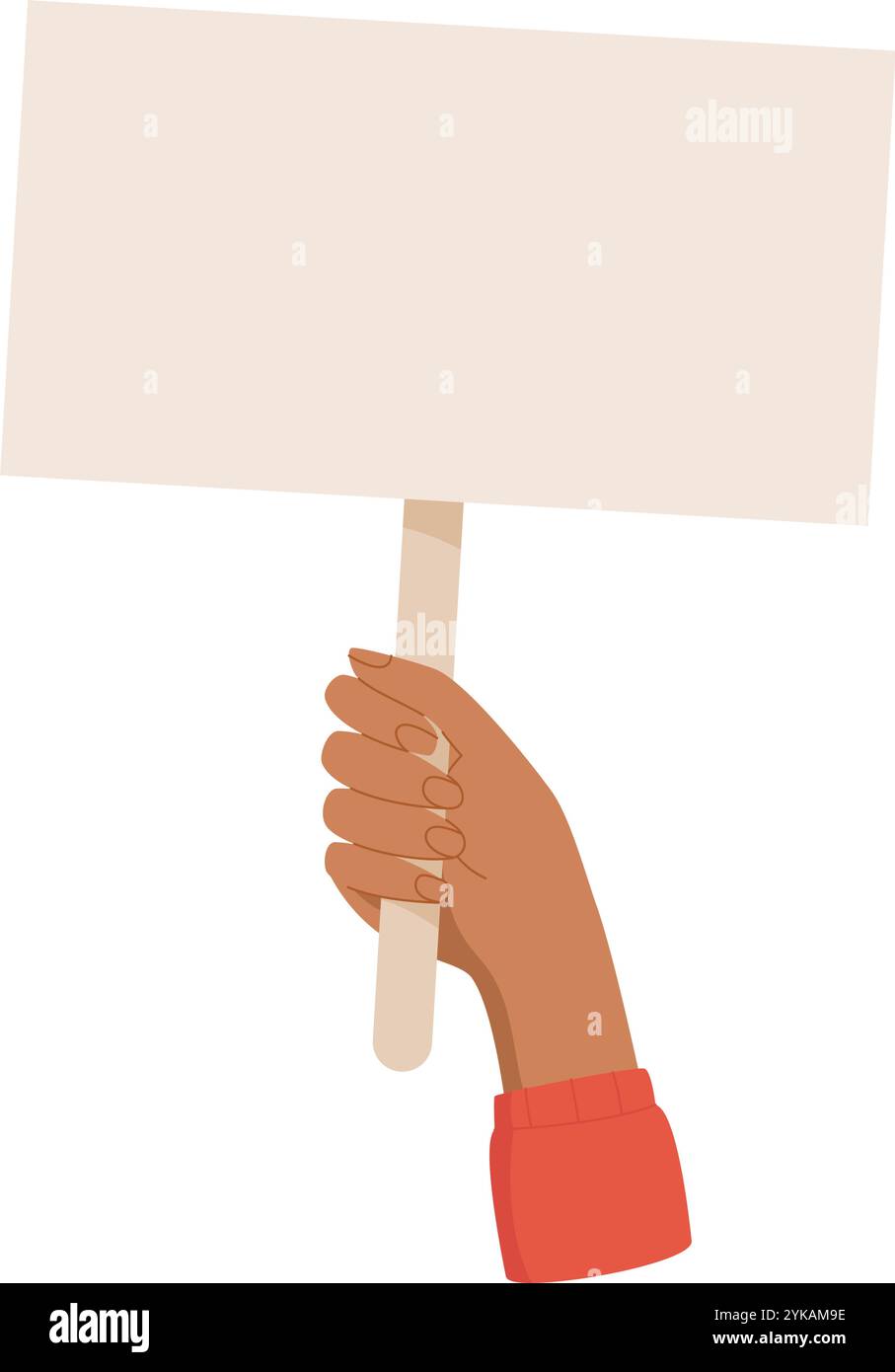 Woman holds placard support hi-res stock photography and images - Alamy