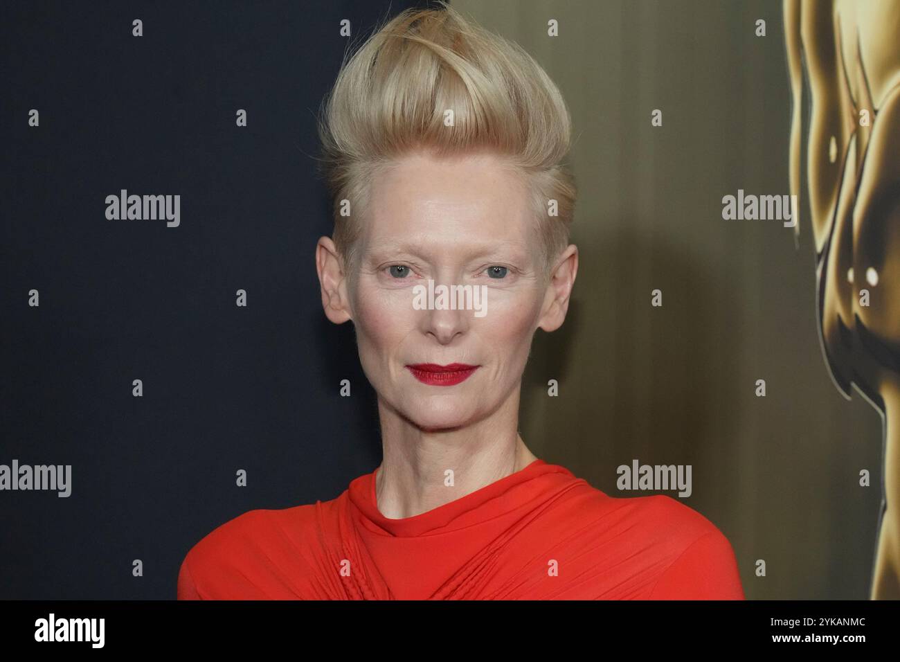 Tilda Swinton arrives at the 15th Governors Awards on Sunday, Nov. 17 ...