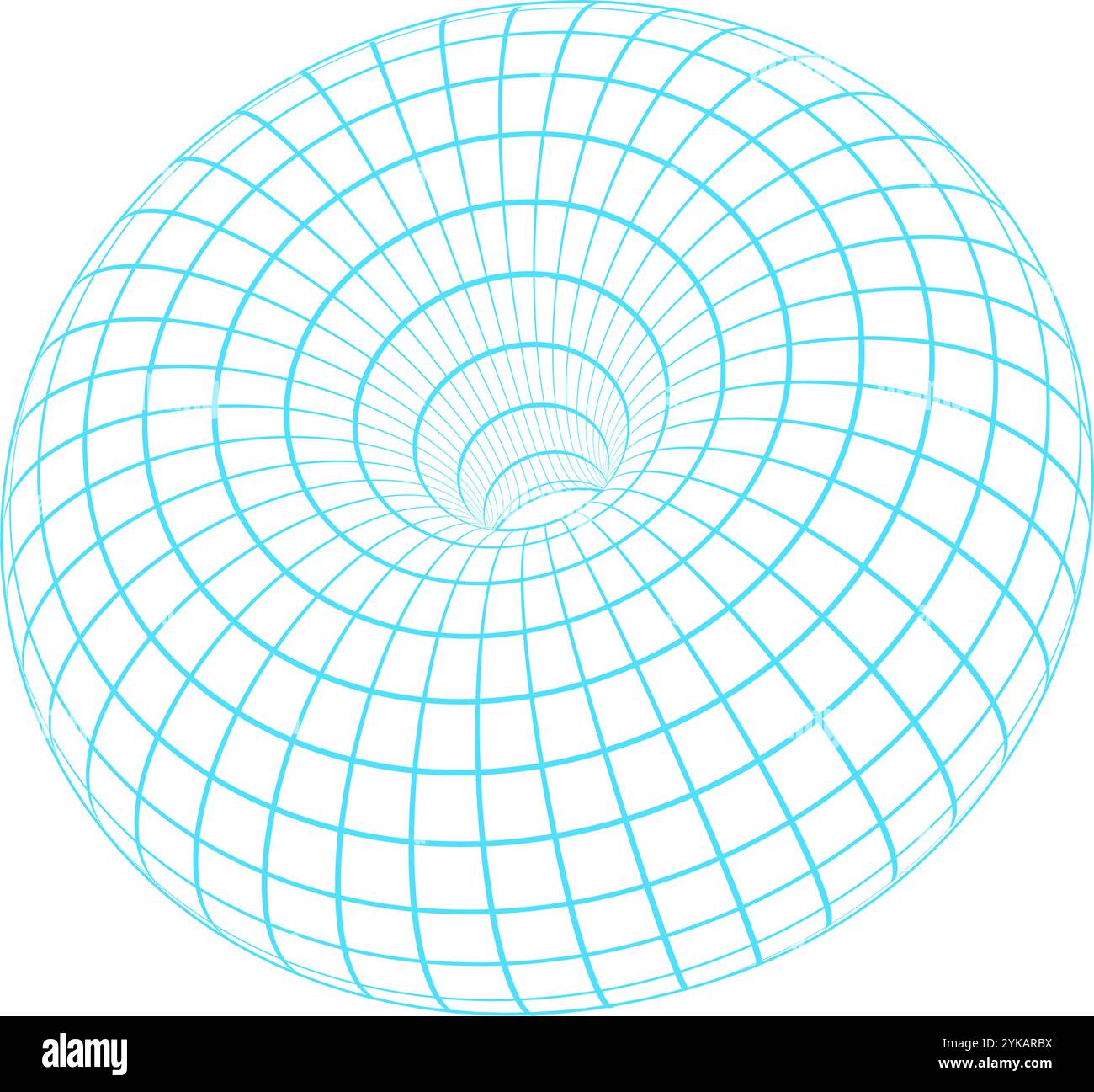 90s Brutal 3d Mesh Torus Stock Vector Image & Art - Alamy