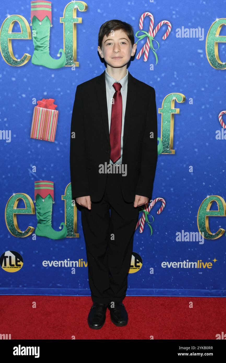 New York, USA. 17th Nov, 2024. Michael Deaner attending Elf the Musical ...
