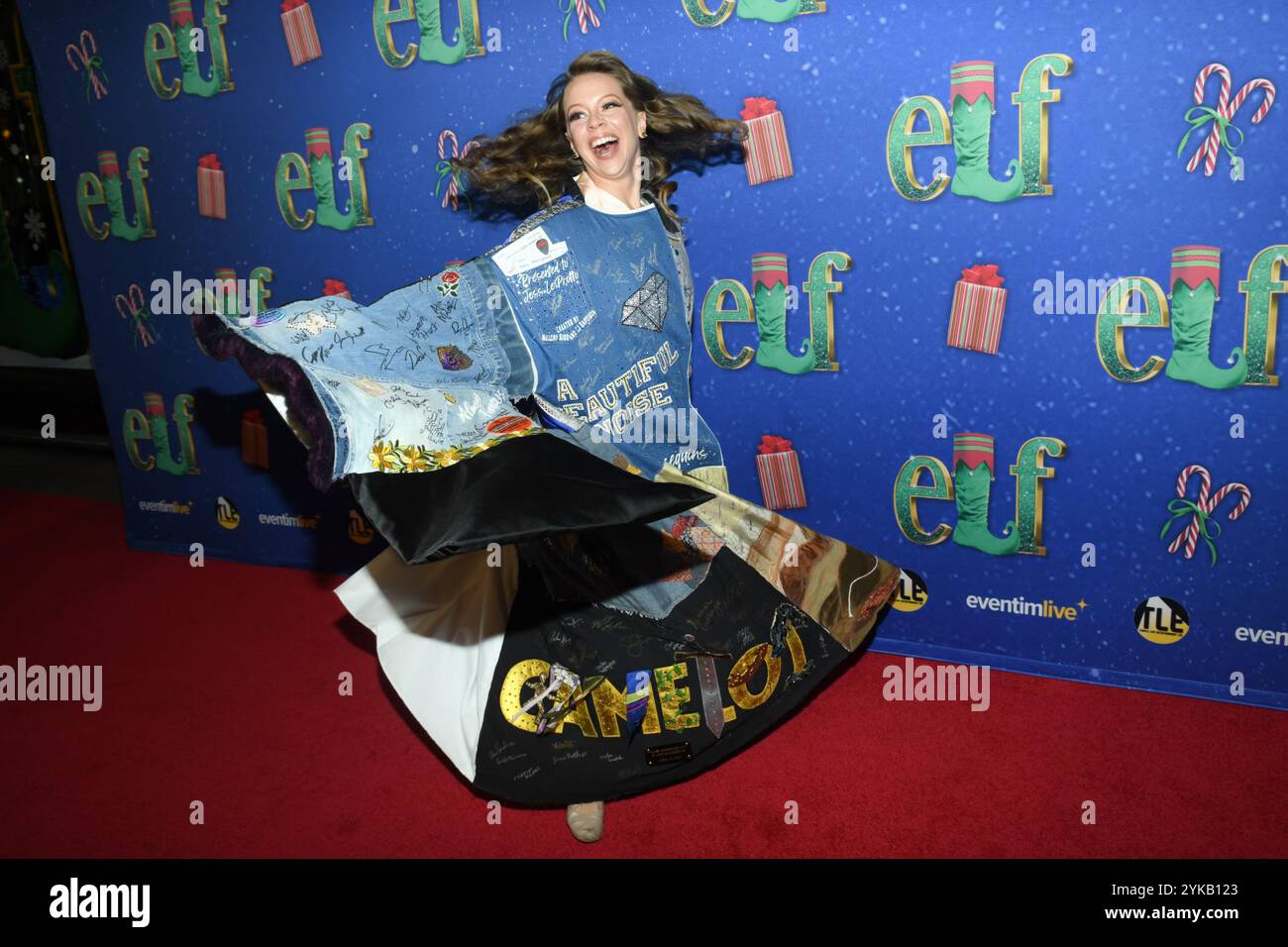 New York, USA. 17th Nov, 2024. Maria Briggs attending Elf the Musical ...