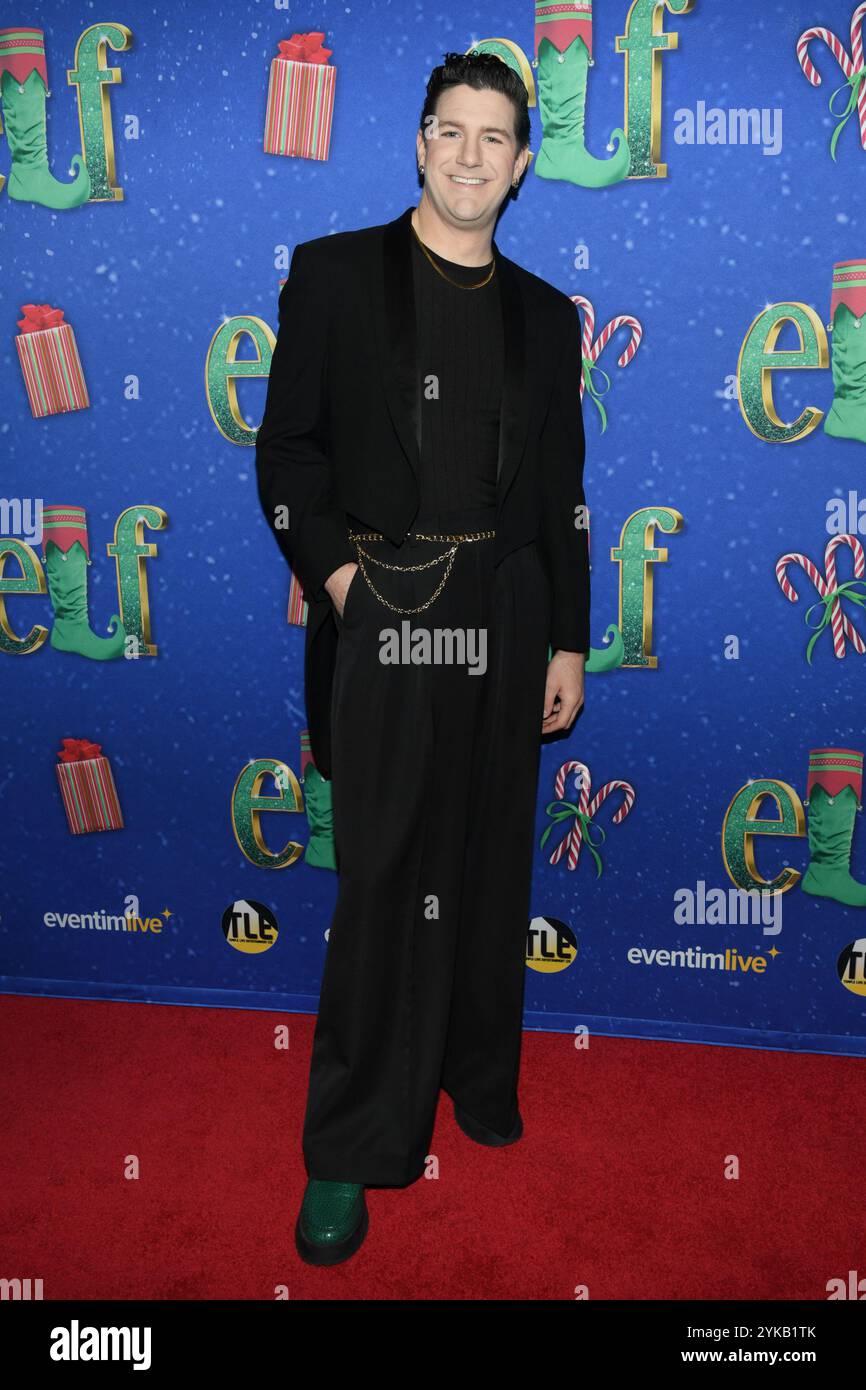 New York, USA. 17th Nov, 2024. Chad Beguelin attending Elf the Musical ...