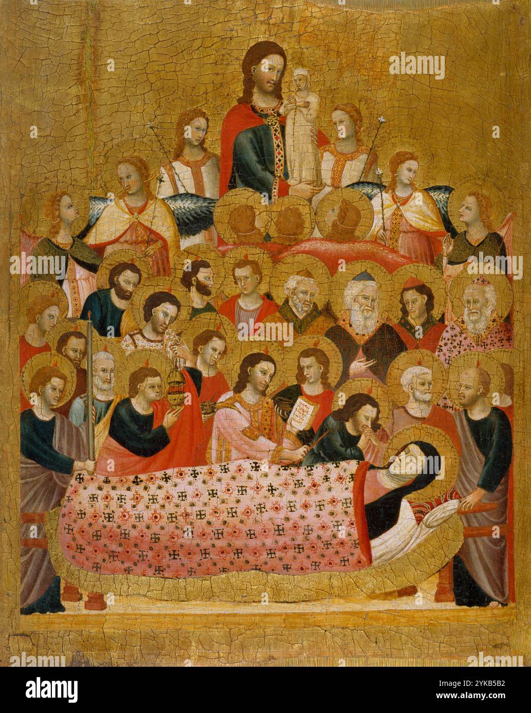Death of the Virgin Mary Master of the Cini Madonna Active in Rimini, first third of the 14th ...