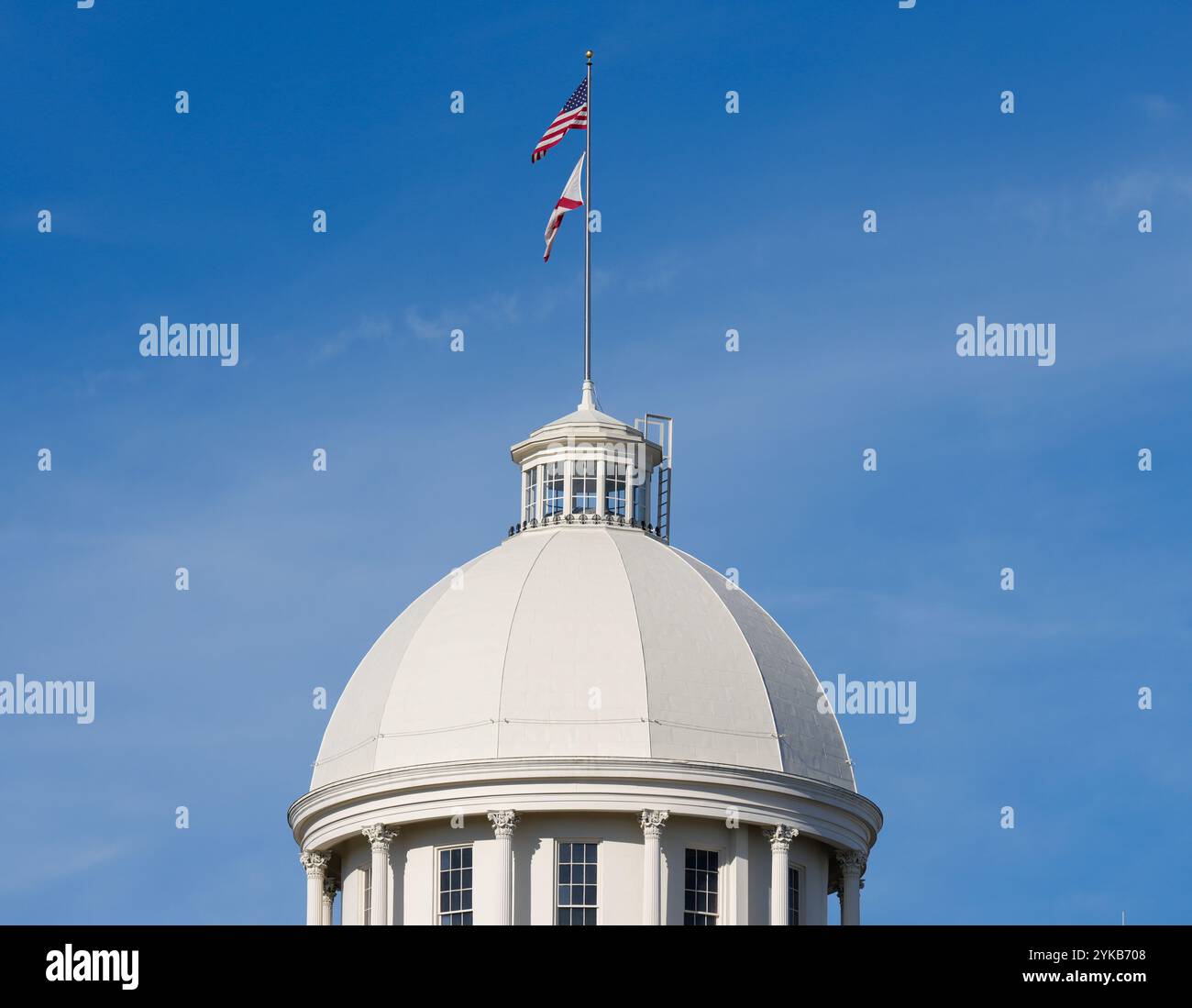 Montgomery, Alabama, USA. 17th Nov, 2024. The dome of the Alabama State ...