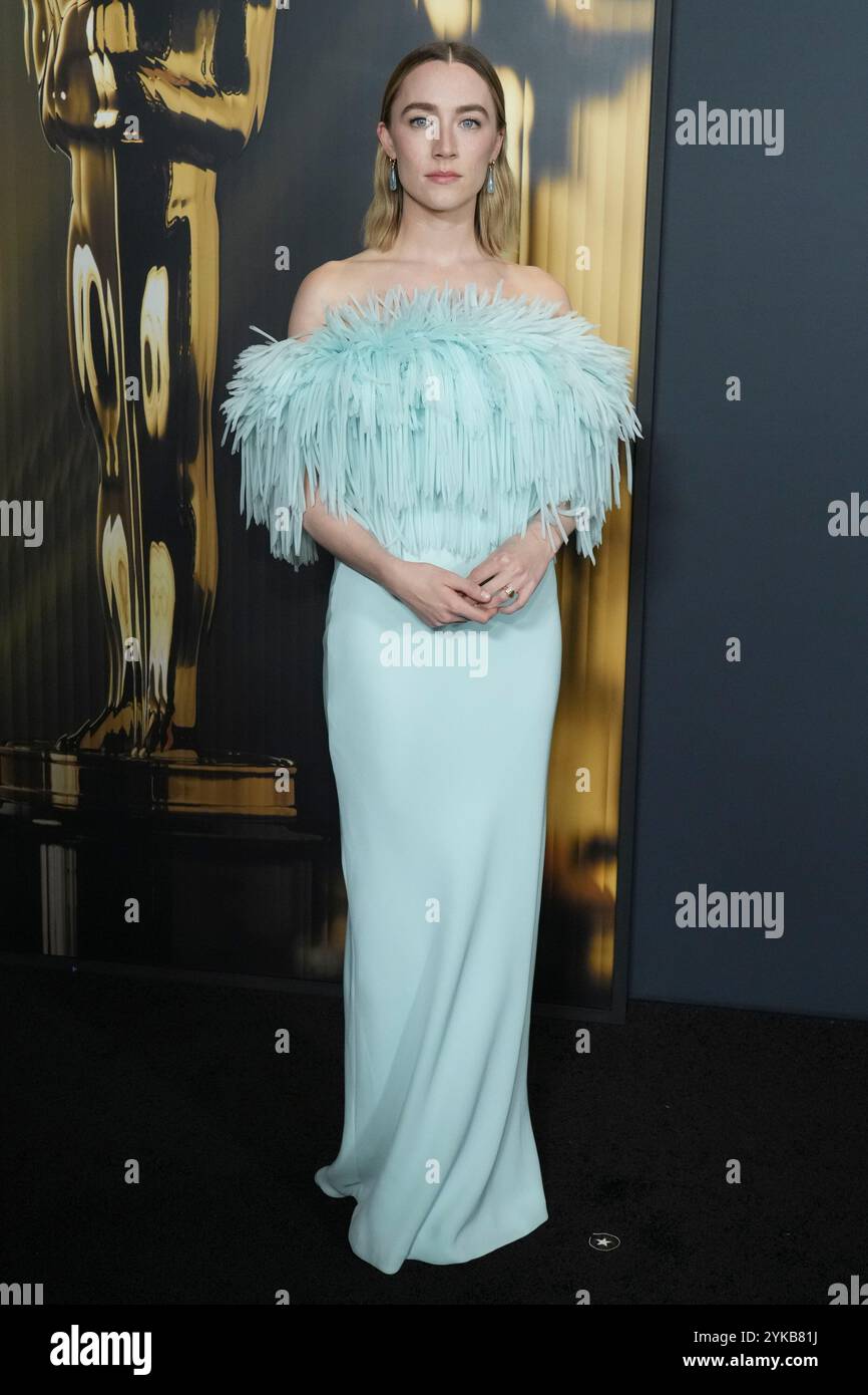 Saoirse Ronan arrives at the 15th Governors Awards on Sunday, Nov. 17 ...
