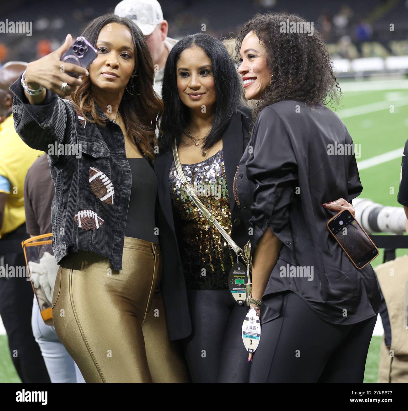 New Orleans, United States. 17th Nov, 2024. A trio of New Orleans ...