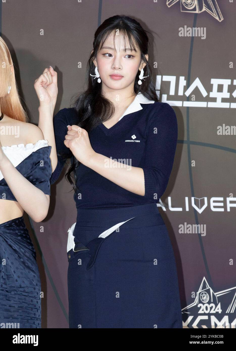 Incheon, South Korea. 16th Nov, 2024. South Korean singer Minji, K-Pop girl group NewJeans ...